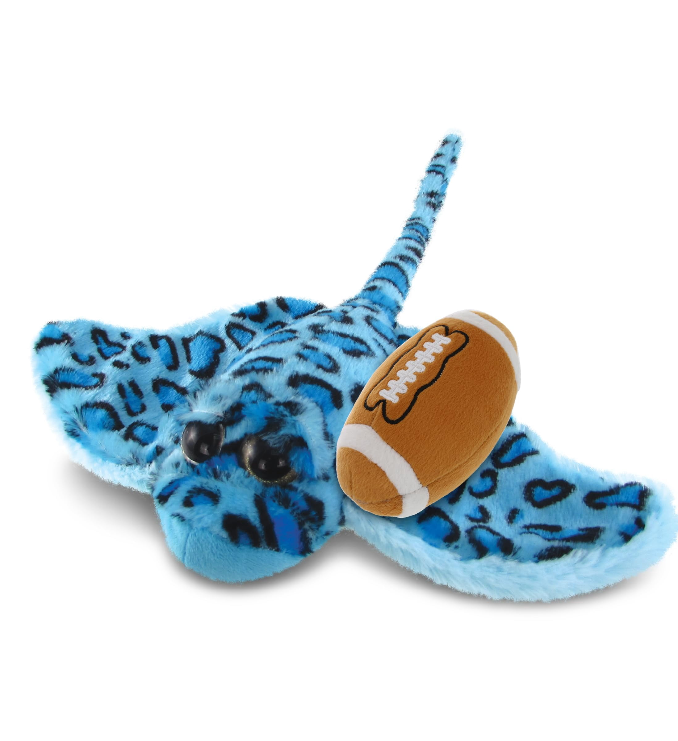 DolliBu Super Soft Blue Stingray Stuffed Animal with Football Plush ...