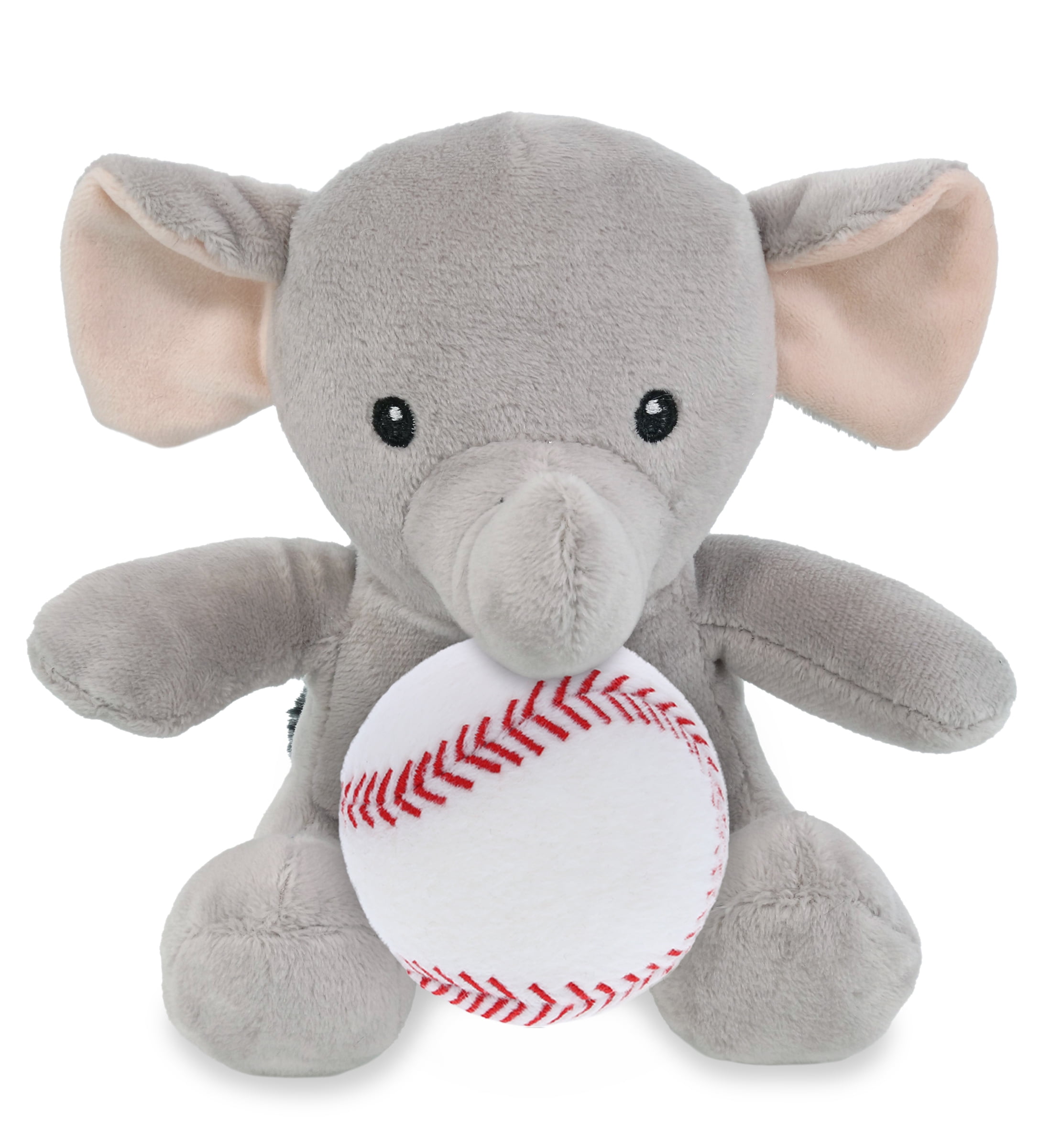 DolliBu Super Soft Elephant Stuffed Animal with Baseball Plush ...