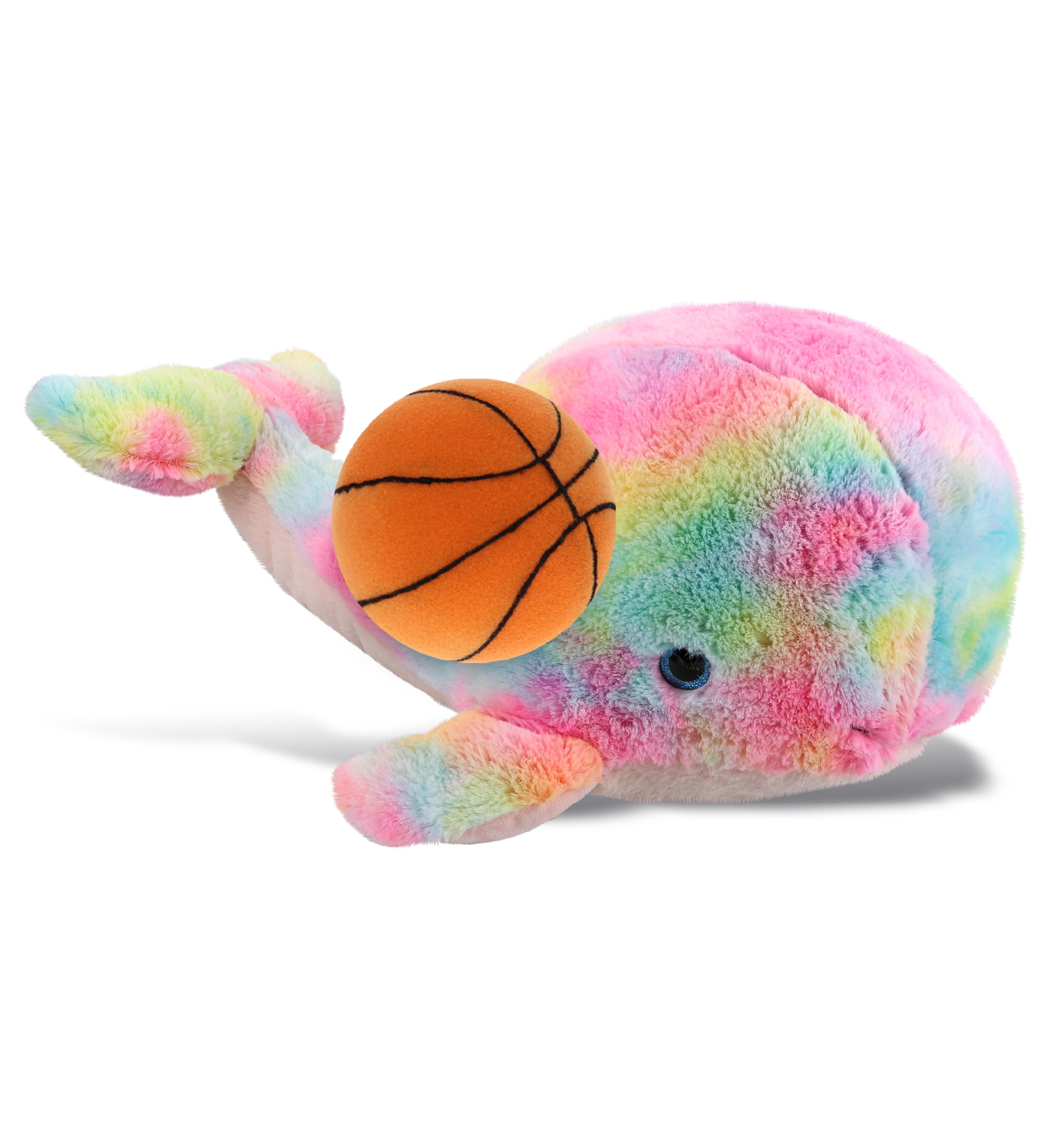 DolliBu Super Soft Extra Large Rainbow Whale Stuffed Animal with ...