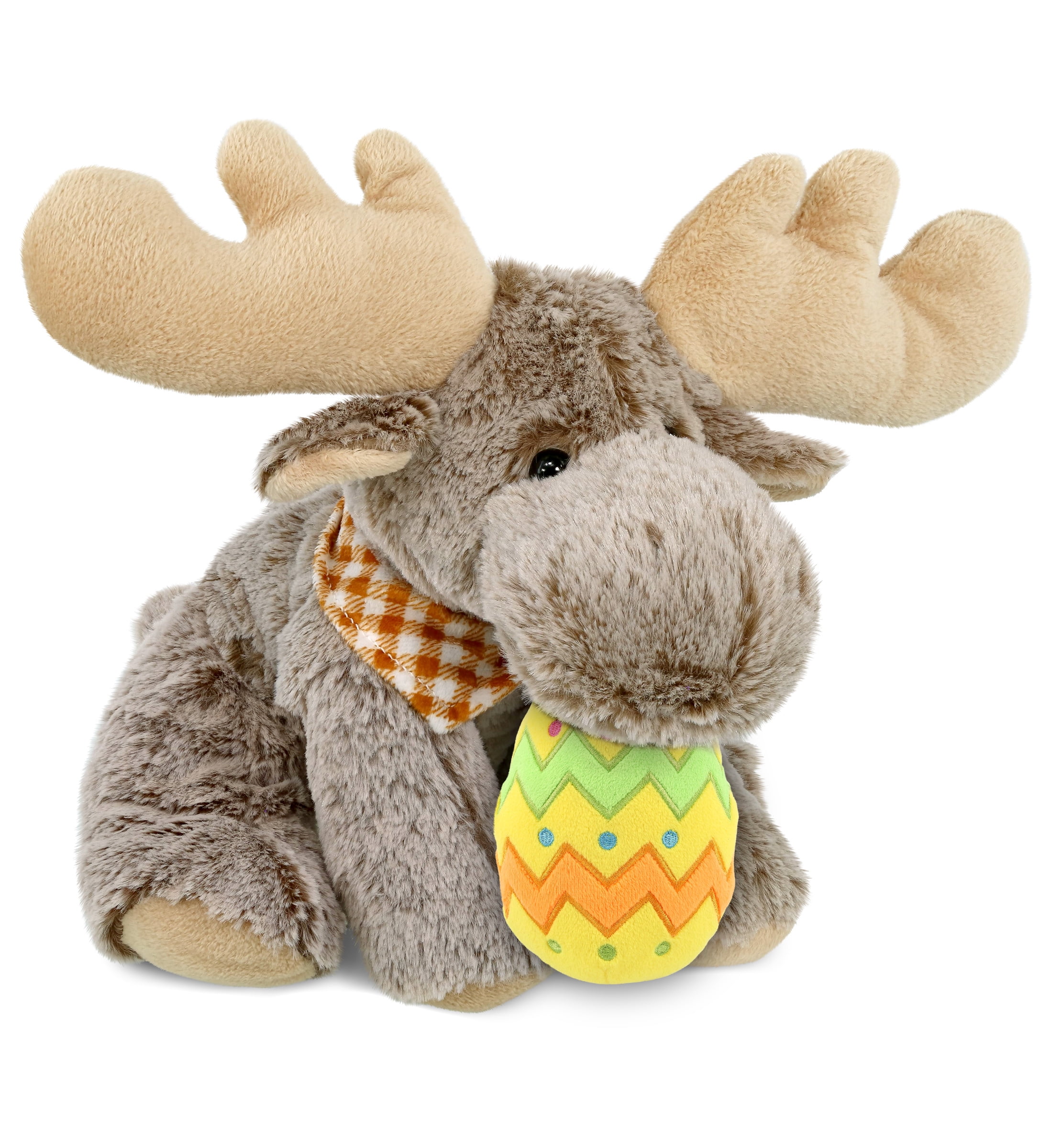 DolliBu Super Soft Floppy Moose with Yellow Easter Egg Plush - Perfect ...