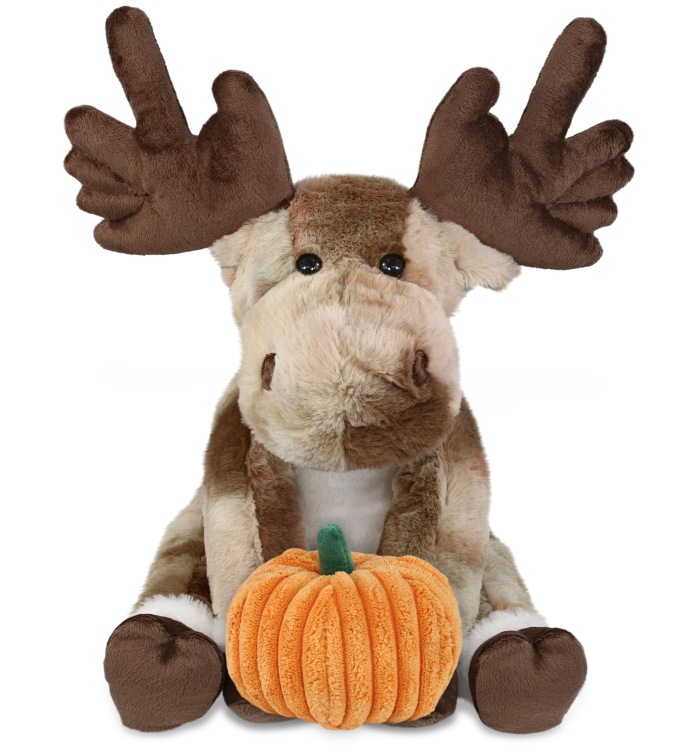 DolliBu Super Soft Forest Floppy Moose with Hoodie Stuffed Animal with ...