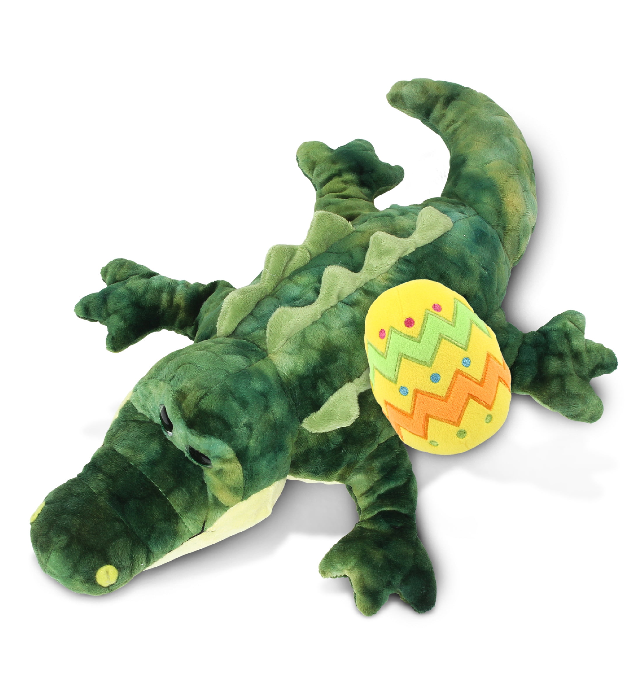 DolliBu Super Soft Gator with Yellow Easter Egg Plush - Perfect Stuffed ...