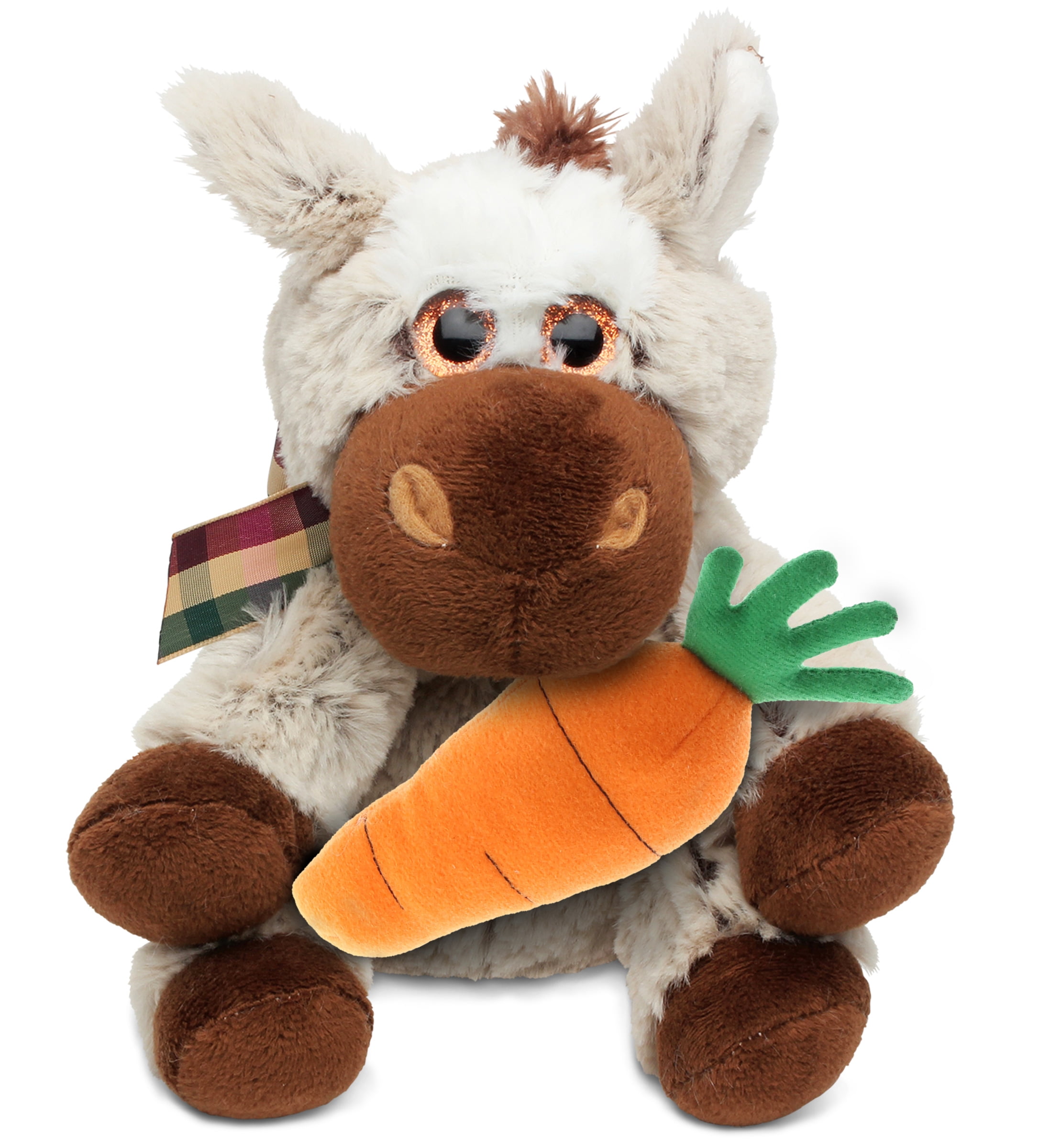 DolliBu Super Soft Happy Easter Floppy Donkey with Carrot Plush - Cute ...