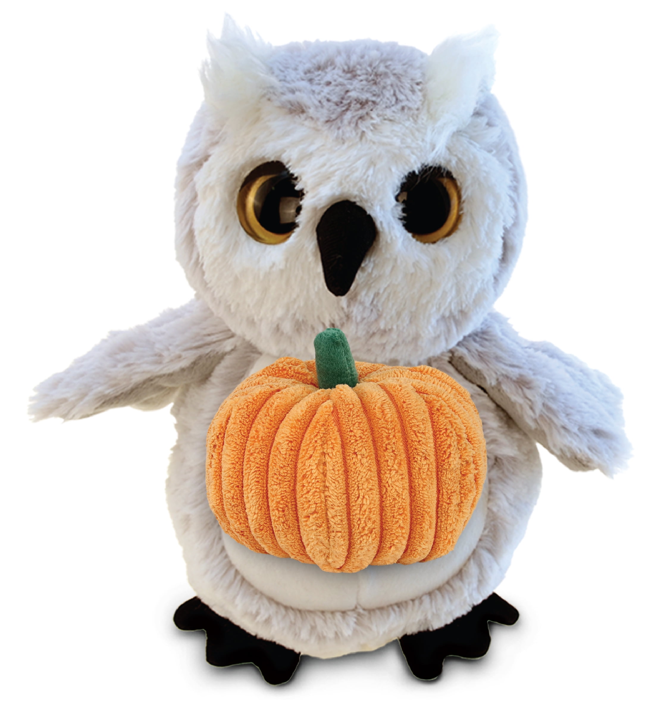 DolliBu Super Soft Owl Stuffed Animal with Pumpkin Plush Decor ...