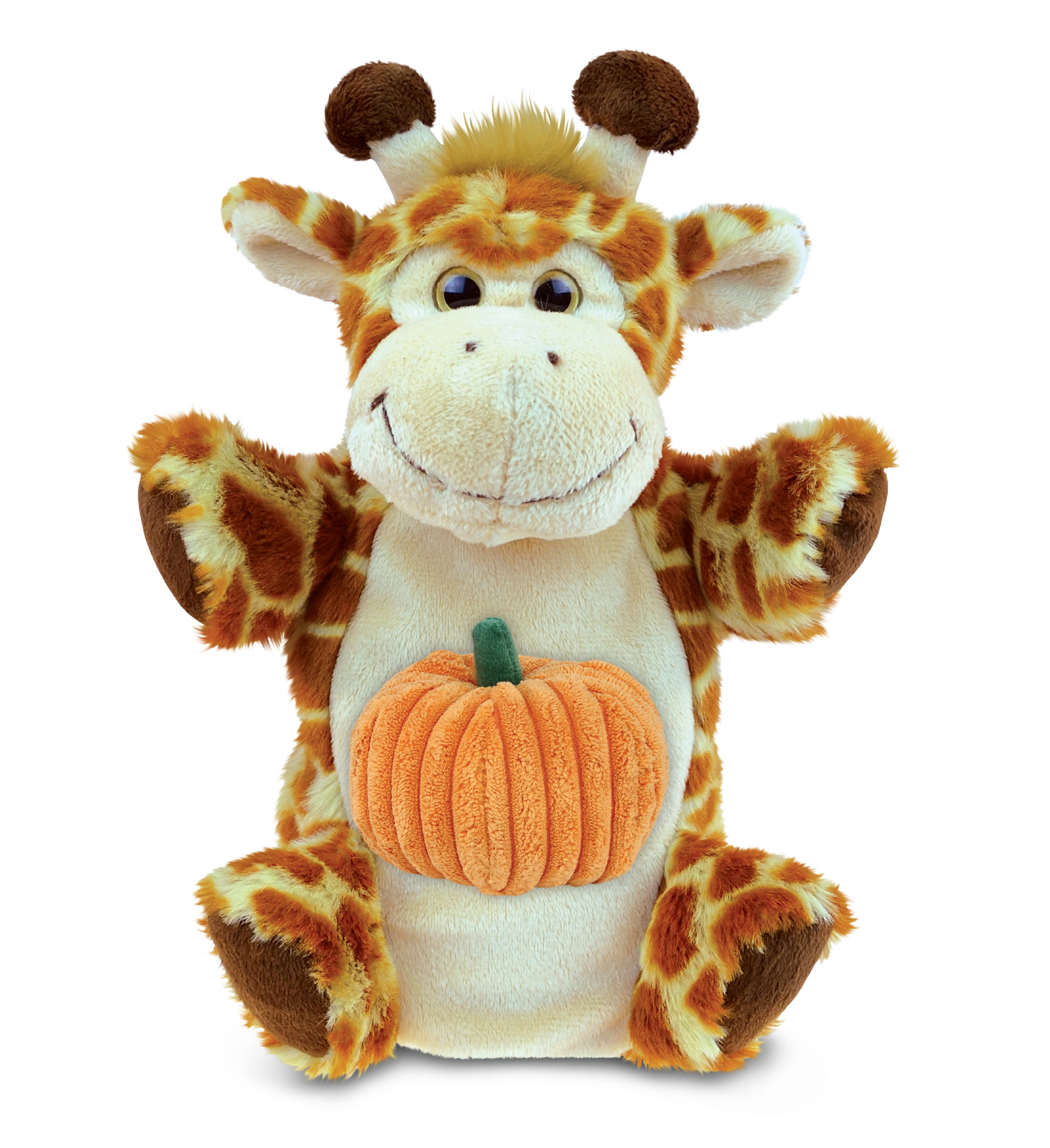 DolliBu Super Soft Plush Giraffe Hand Puppet Stuffed Animal with ...