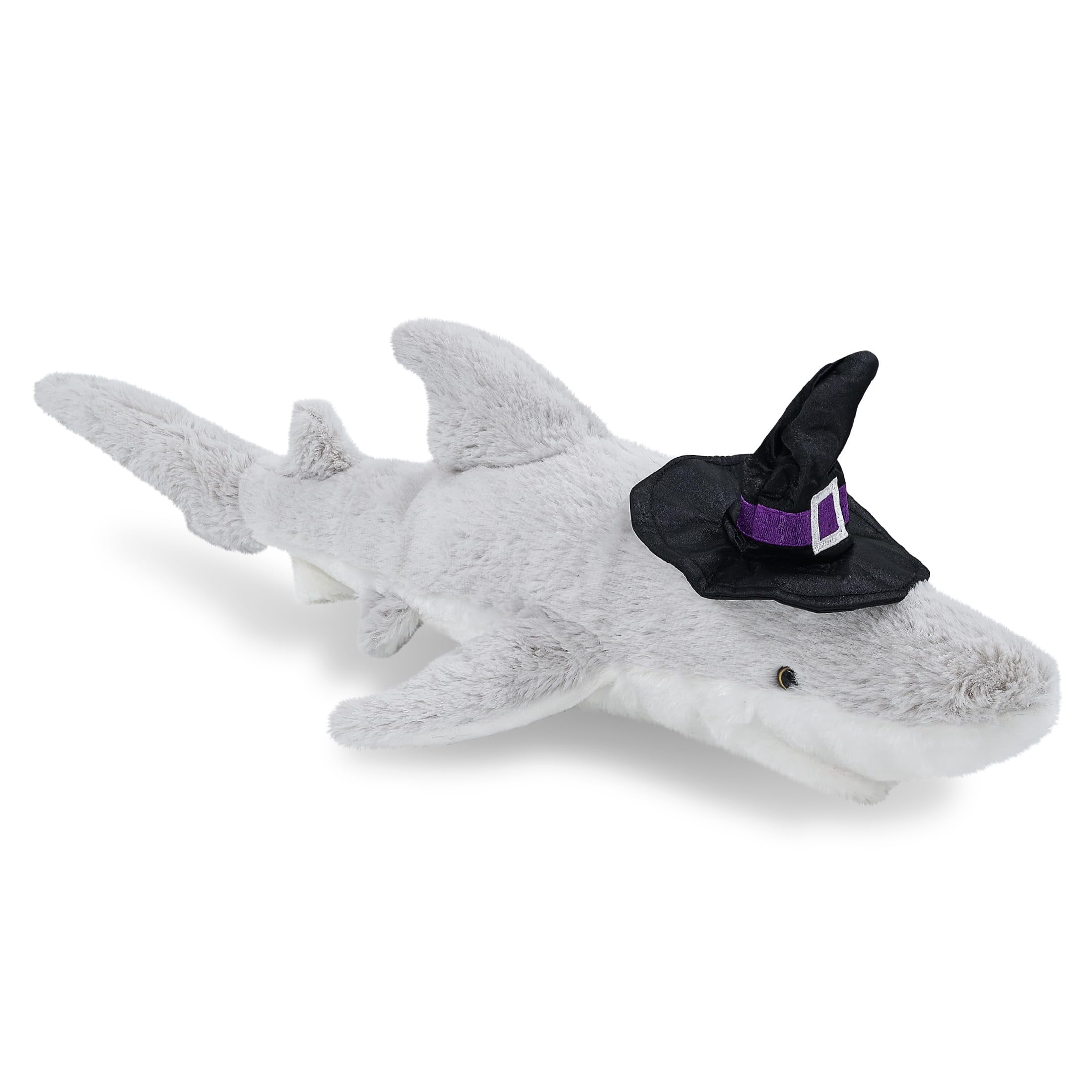 DolliBu Super Soft Plush Shark Stuffed Animal with Witch Costume Hat ...