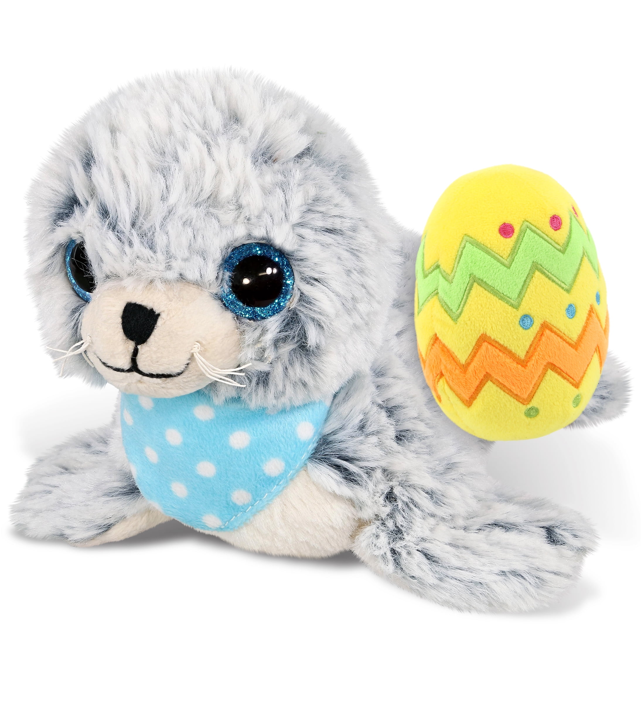 DolliBu Super Soft Sea Lion with Yellow Easter Egg Plush - Perfect ...