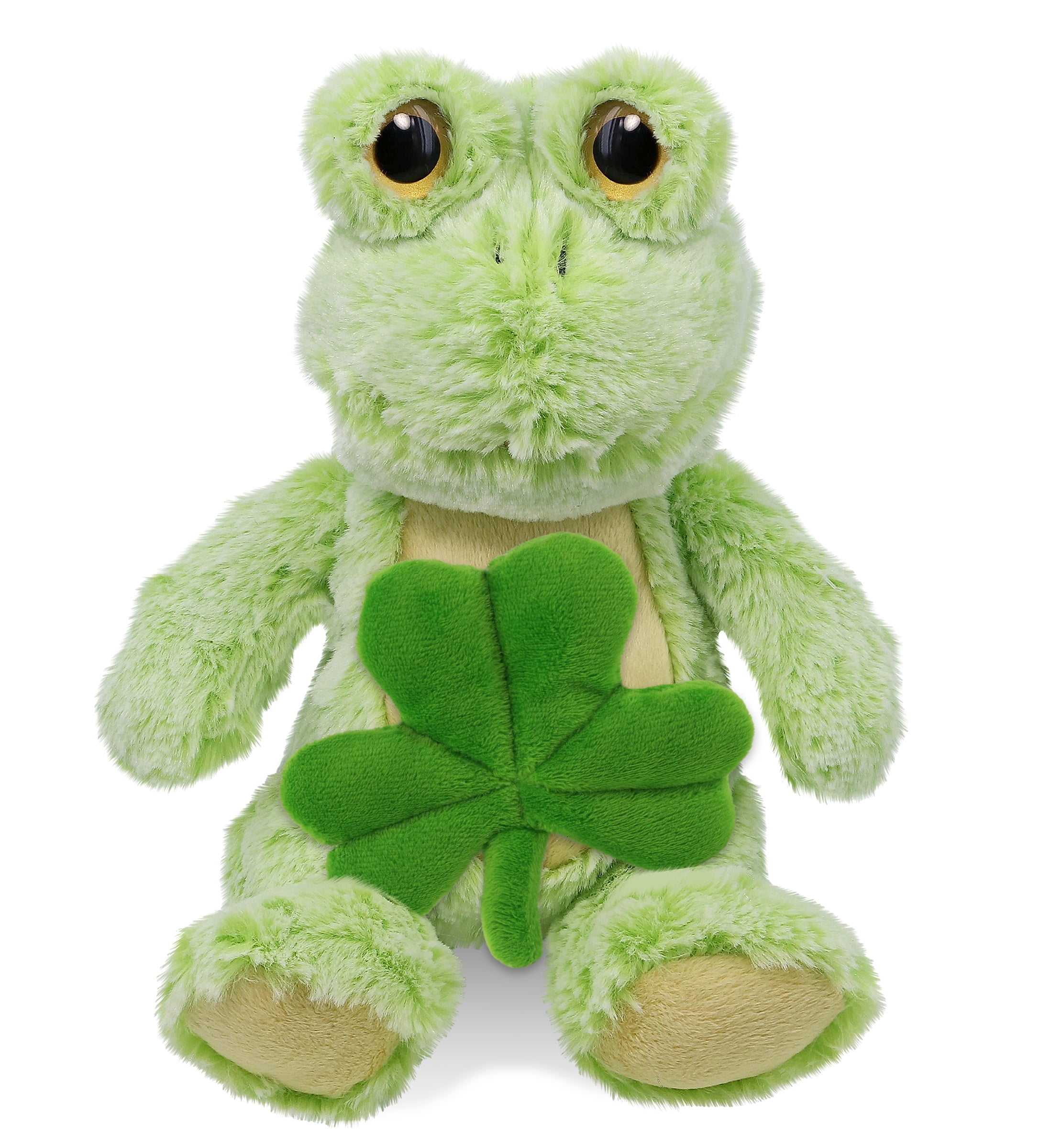 DolliBu Super Soft Sitting Frog Stuffed Animal with Green Plush ...