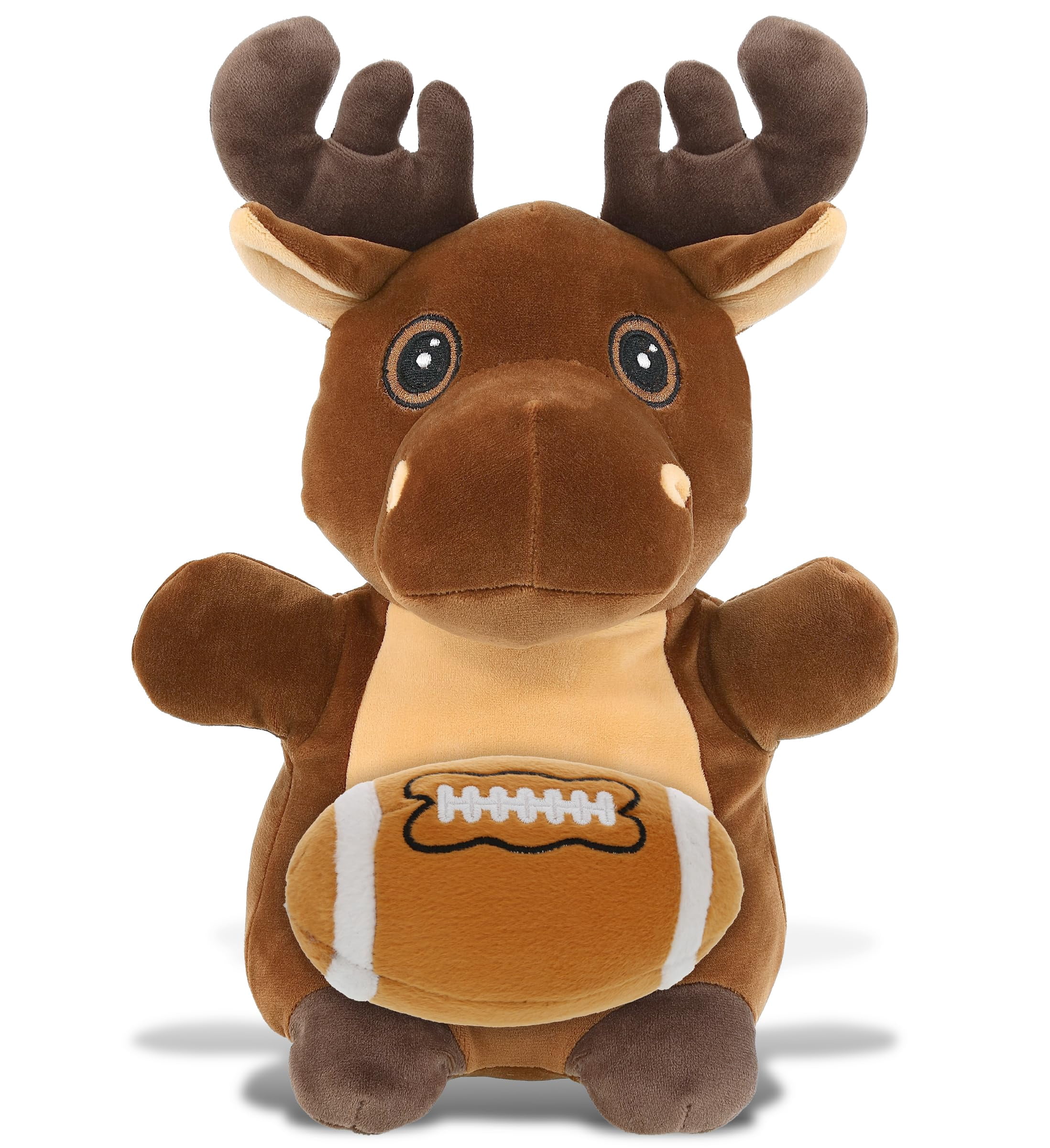 DolliBu Super Soft Snug-Mooshies Standing Moose Stuffed Animal with ...
