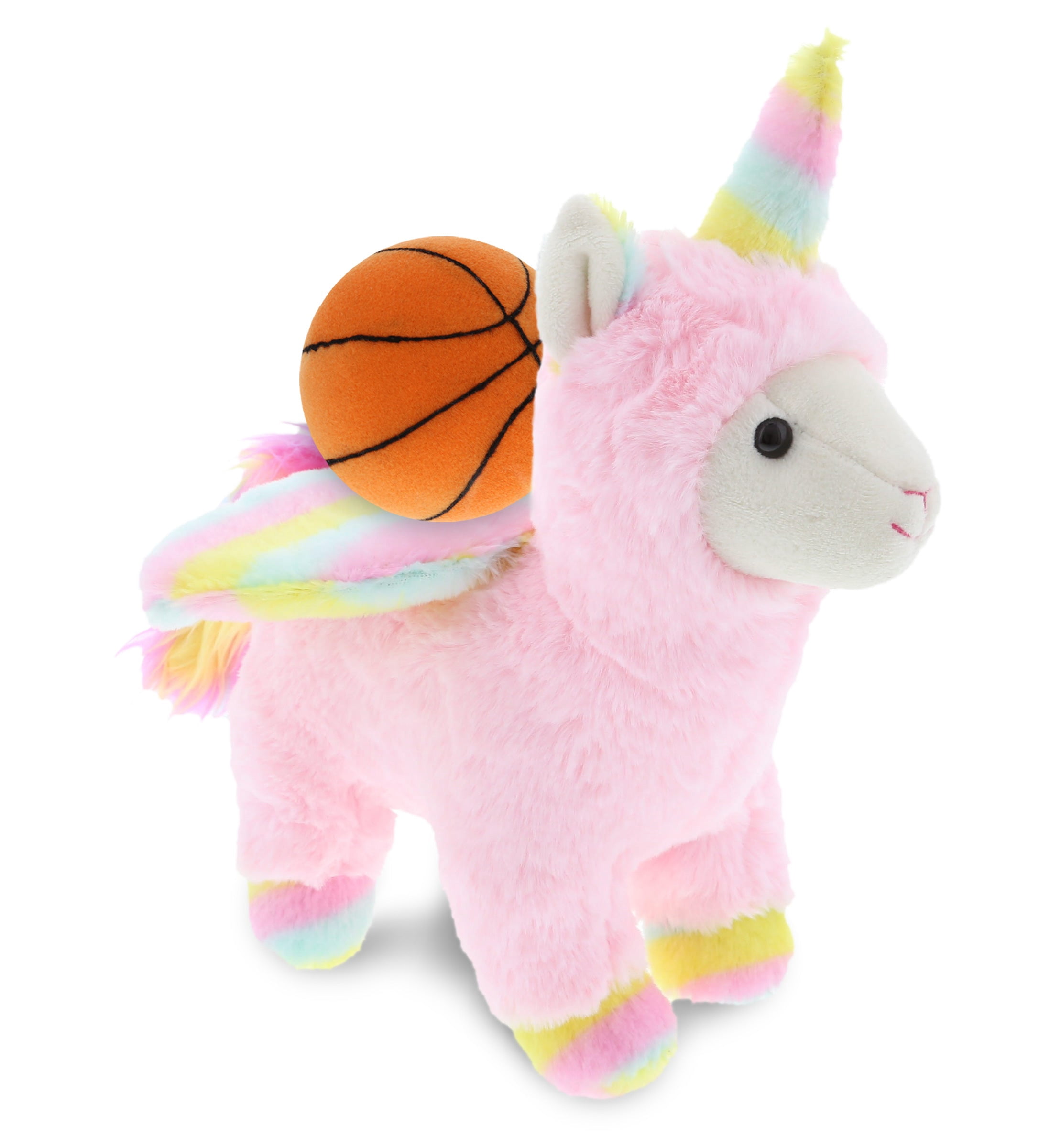 DolliBu Super Soft Texas Longhorn Stuffed Animal with Basketball Plush ...