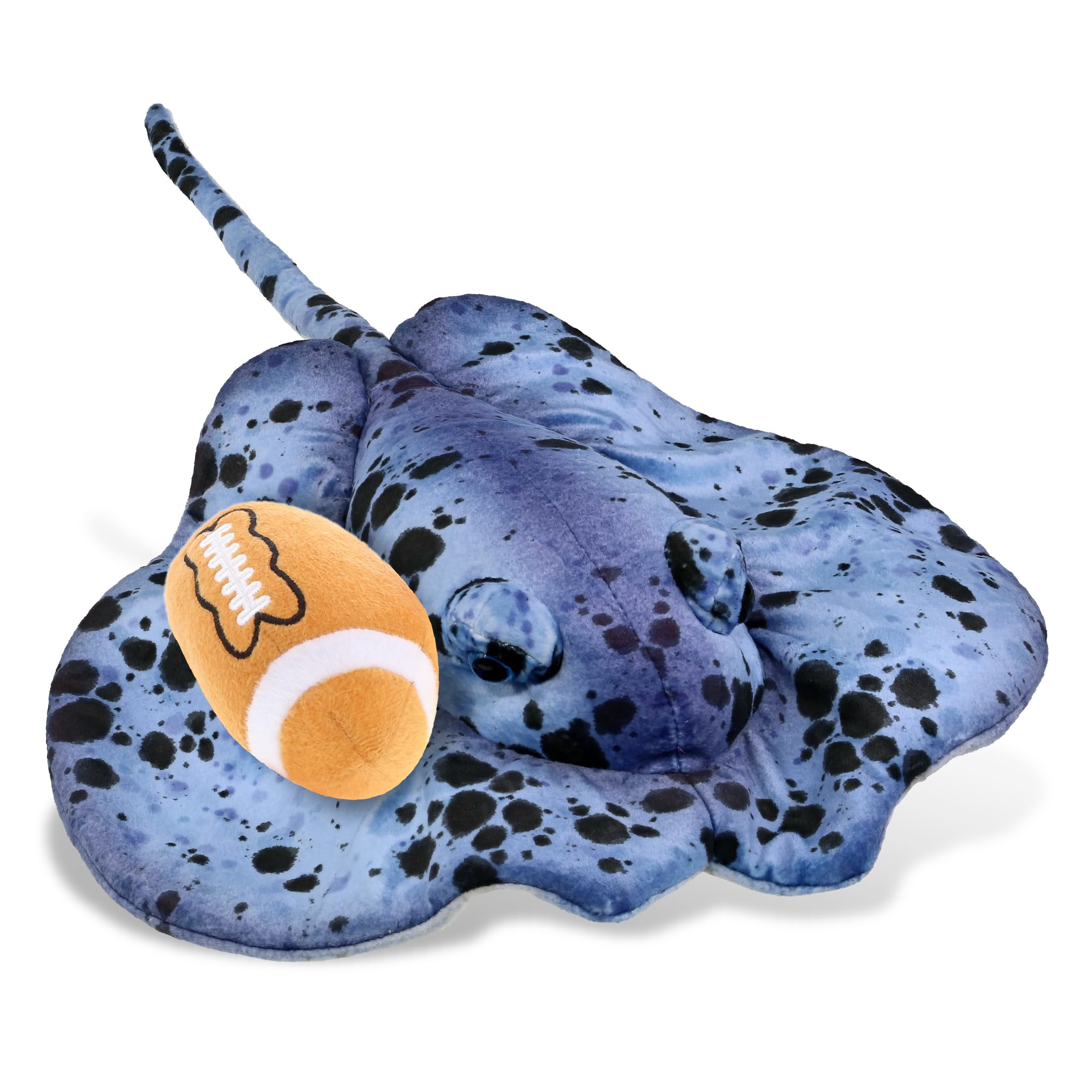 DolliBu Super Soft Wild Collection Blue Ray Stuffed Animal with ...