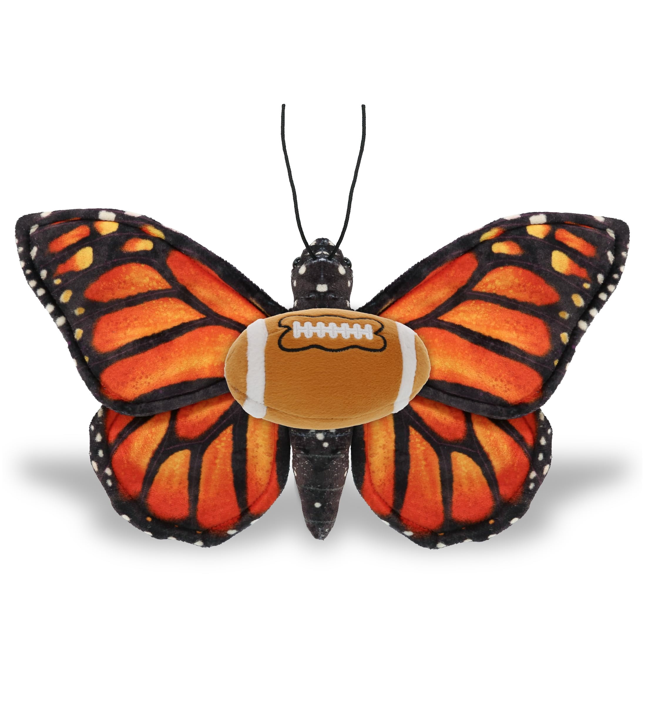 DolliBu Super Soft Wild Collection Orange Butterfly Stuffed Animal with ...