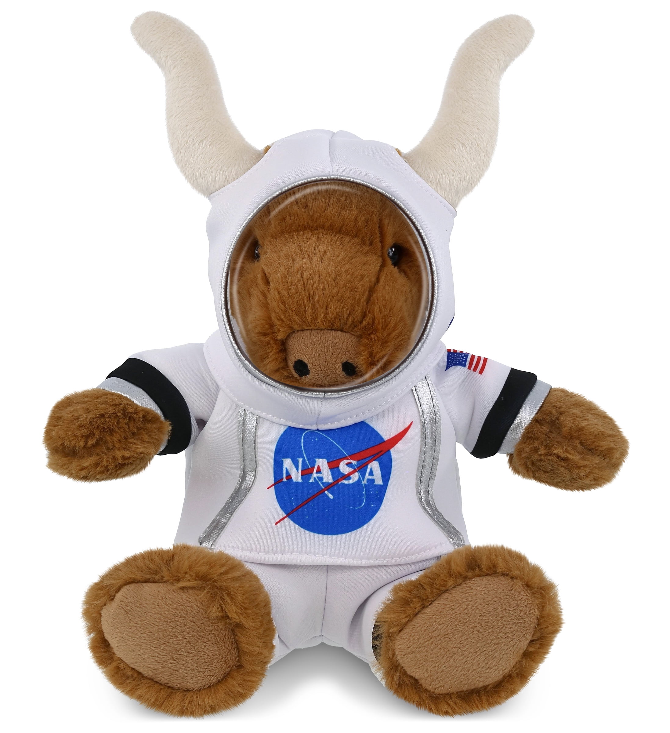 DolliBu Texas Longhorn Astronaut Plush Toy - Super Soft Wild Life ...