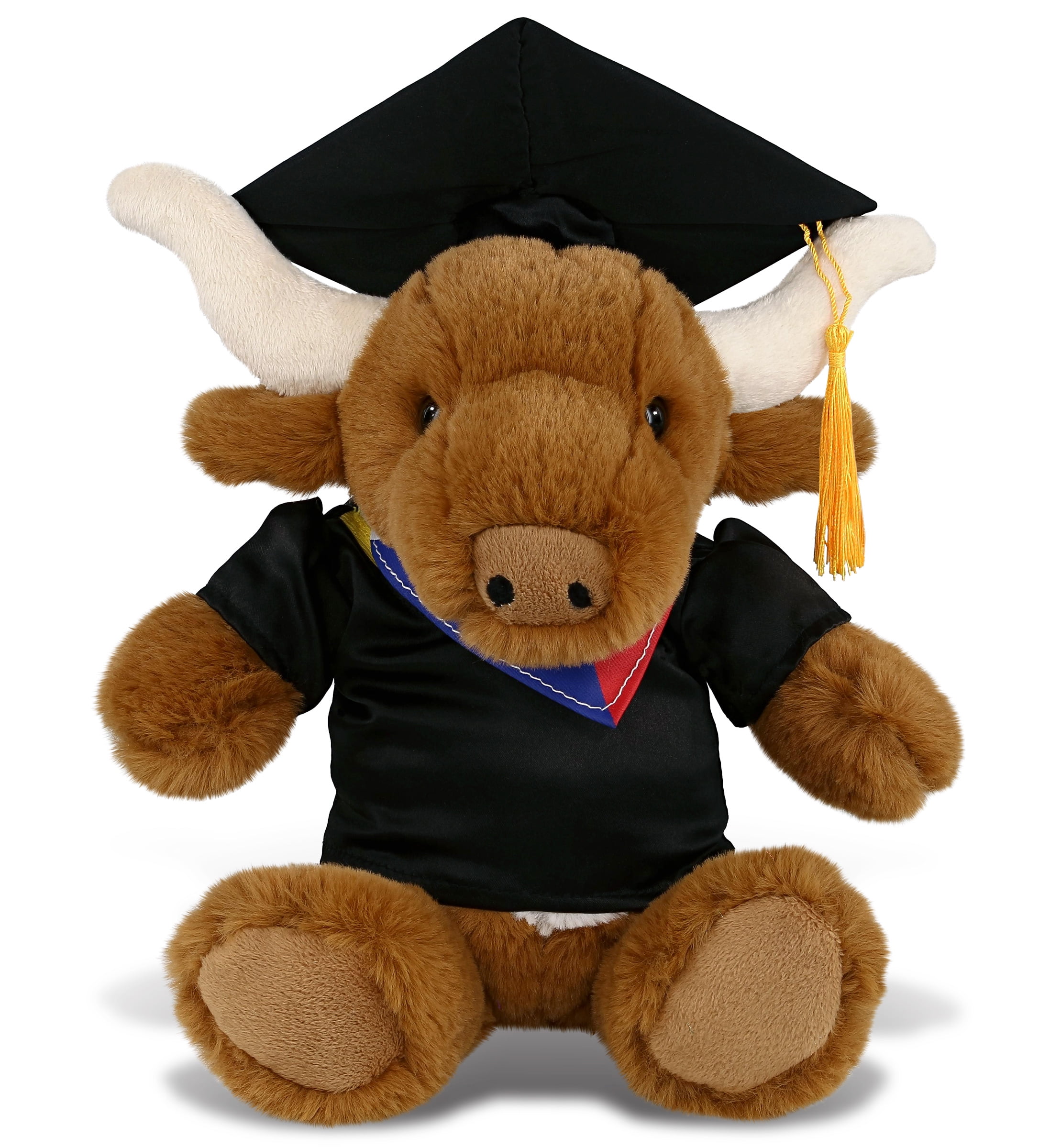 DolliBu Texas Longhorn Graduation Plush Toy - Super Soft Plush ...