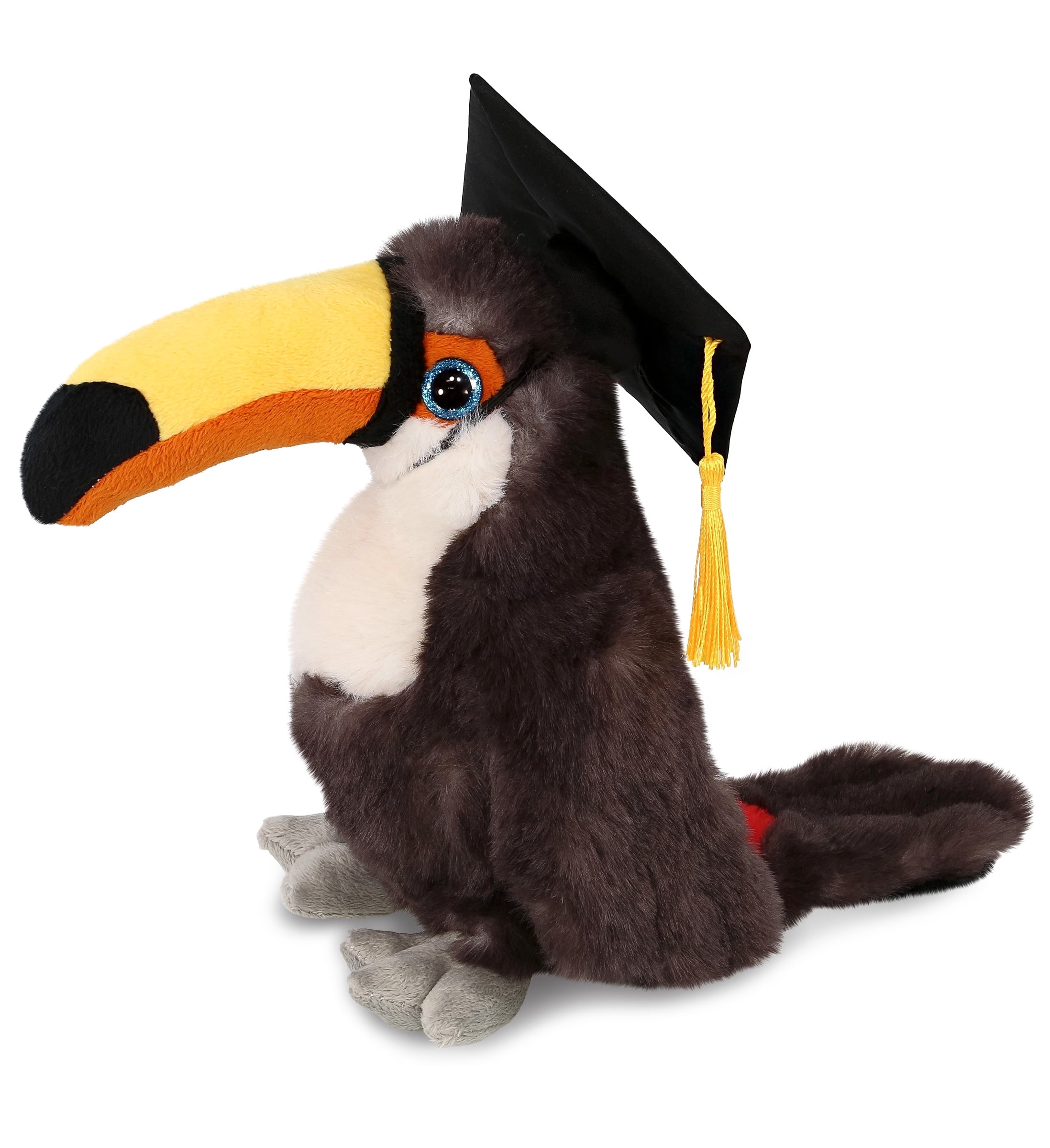 DolliBu Toucan Graduation Plush Toy - Super Soft Toucan Plush ...