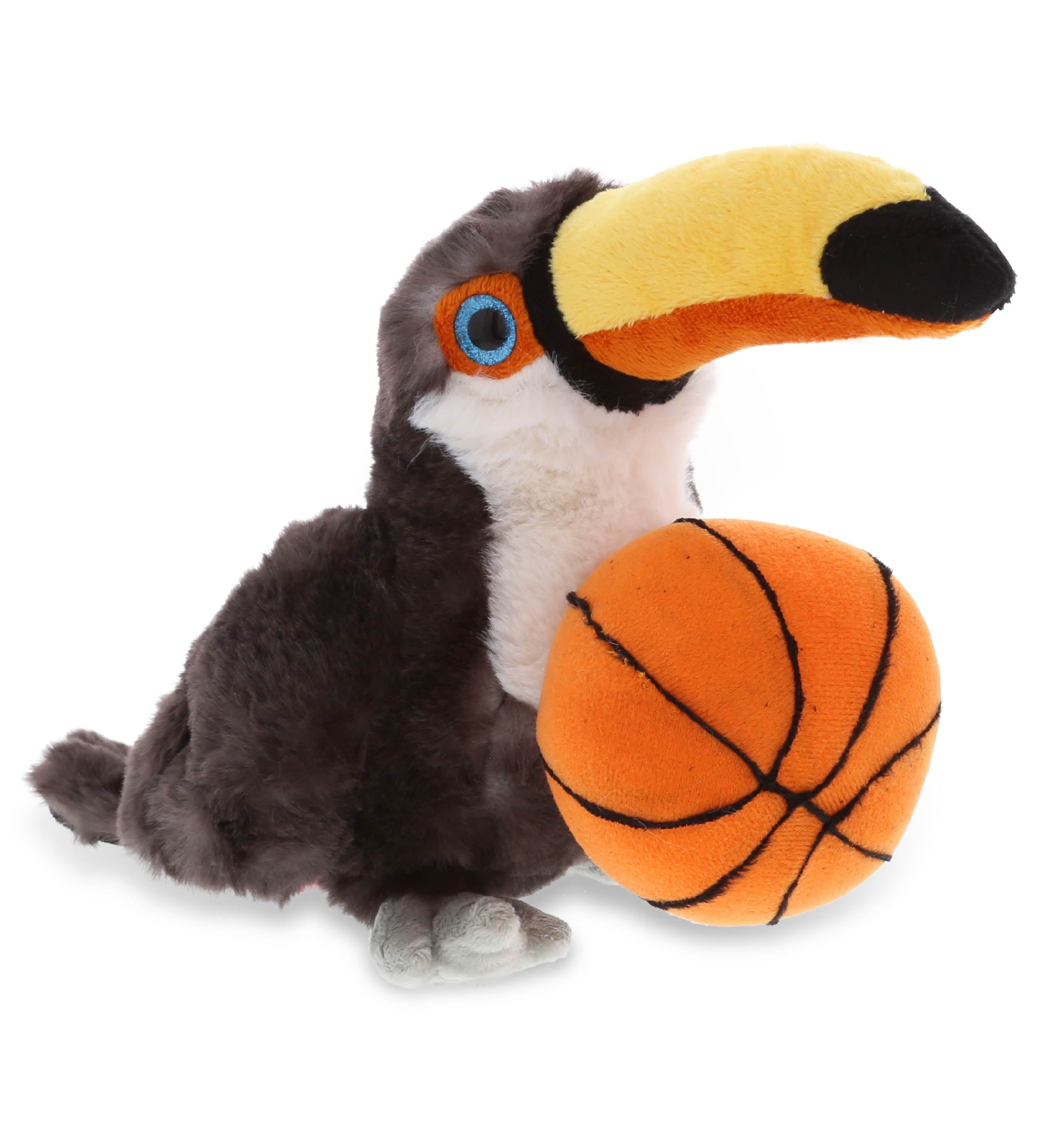 DolliBu Toucan Stuffed Animal with Basketball Plush - Soft Huggable ...