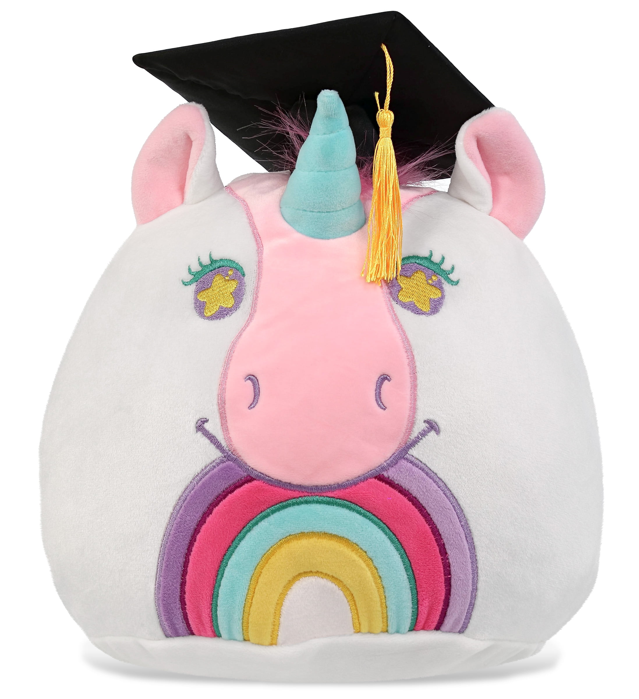 DolliBu Unicorn Graduation Plush Toy - Snug-Mooshies Unicorn Graduation ...