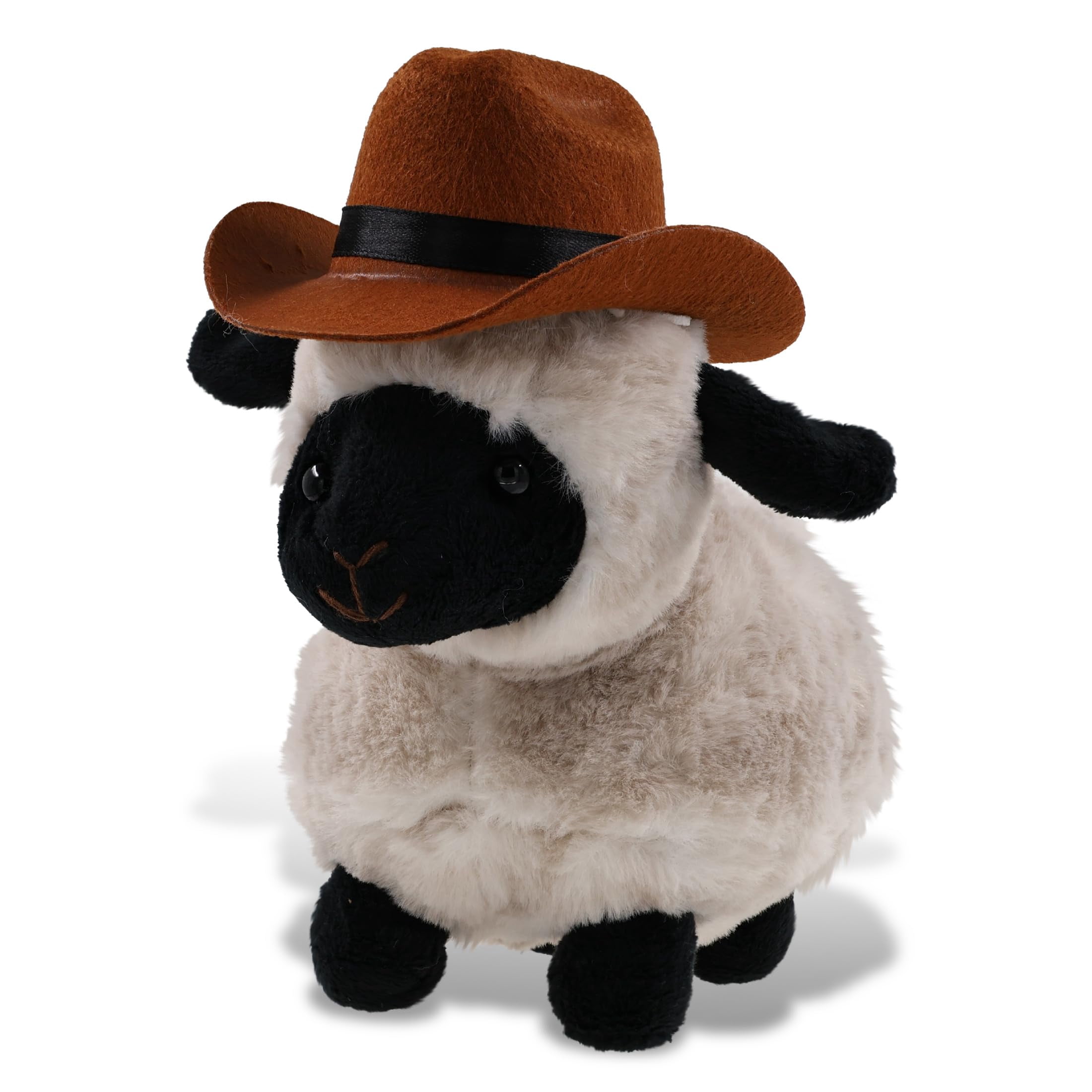 DolliBu Valais Blacknose Sheep Stuffed Animal Cowboy Plush - Western ...