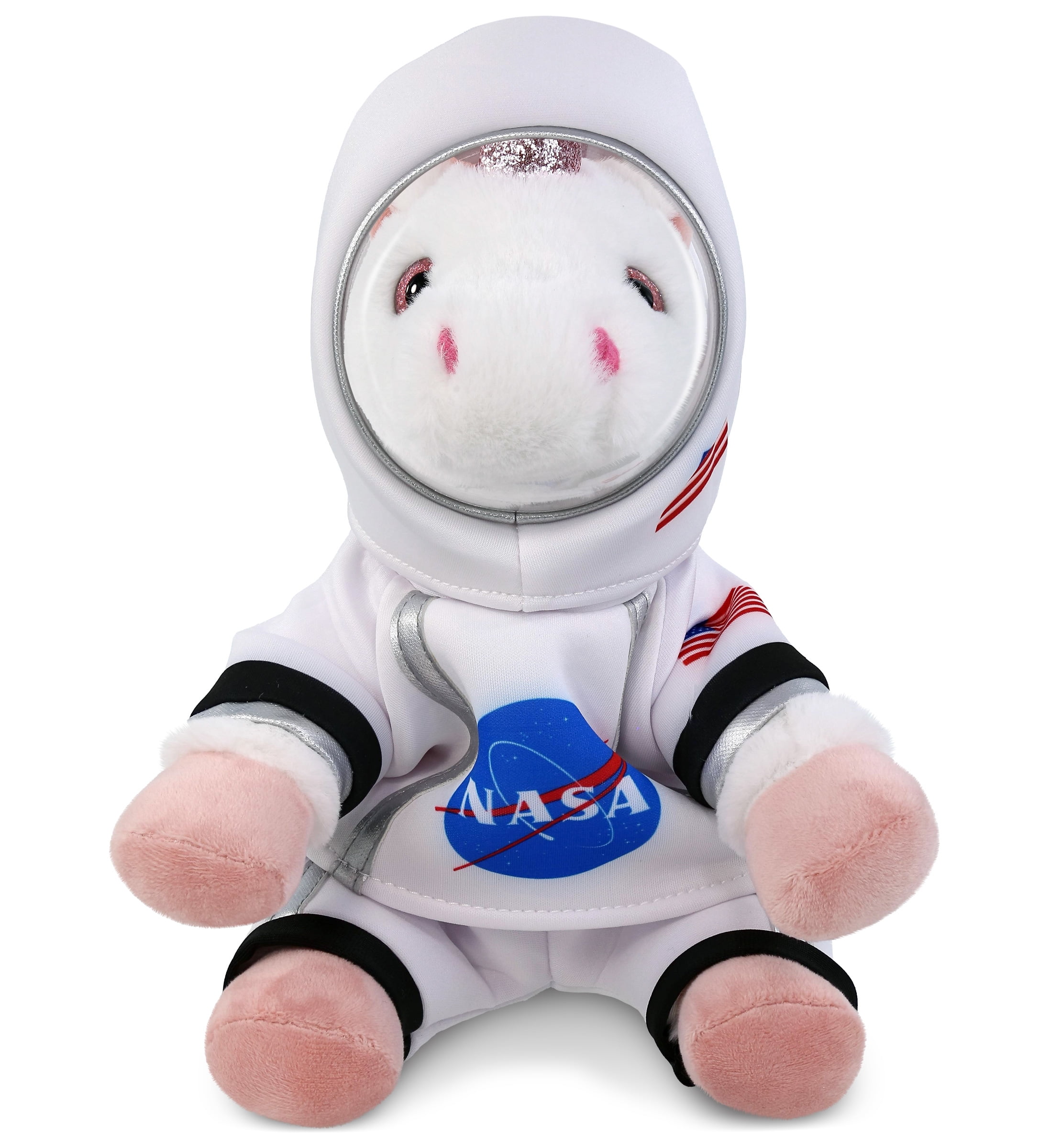 DolliBu White Unicorn Astronaut Plush Toy - Super Soft Plush Astronaut ...