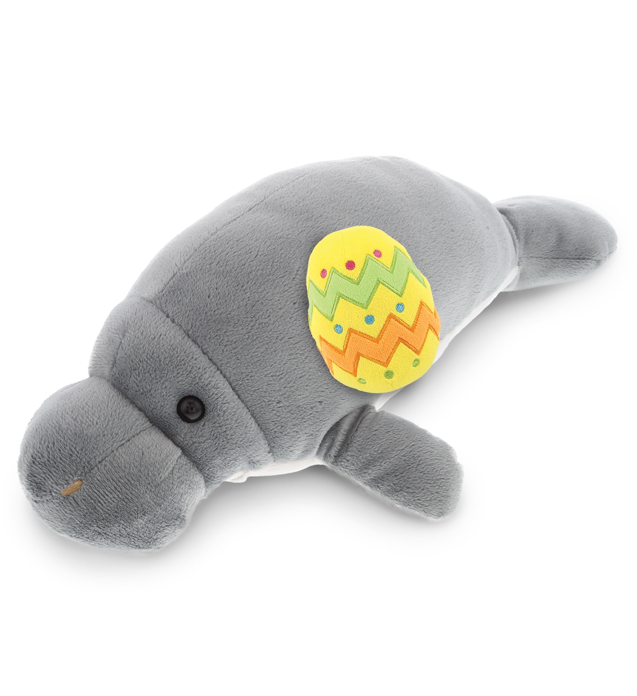 DolliBu Wild Collection Grey Manatee with Yellow Easter Egg Plush ...