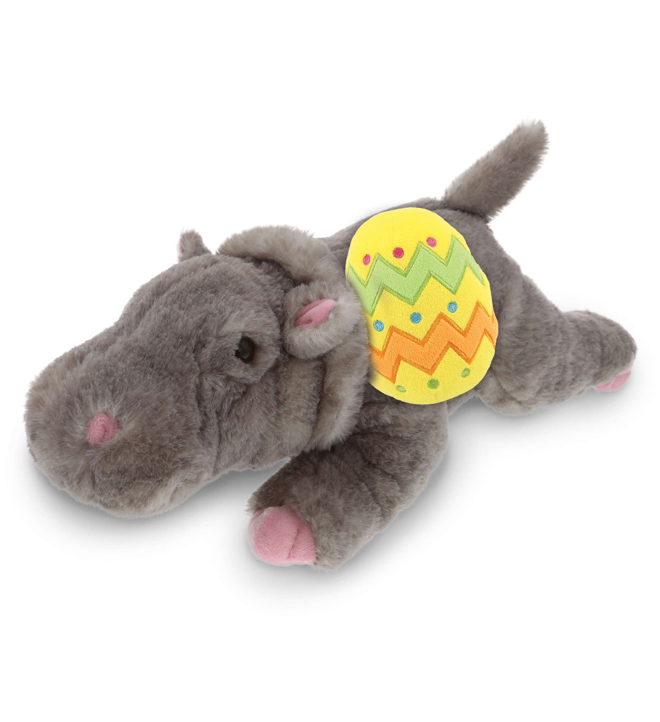 DolliBu Wild Collection Hippo with Yellow Easter Egg Plush - Perfect ...