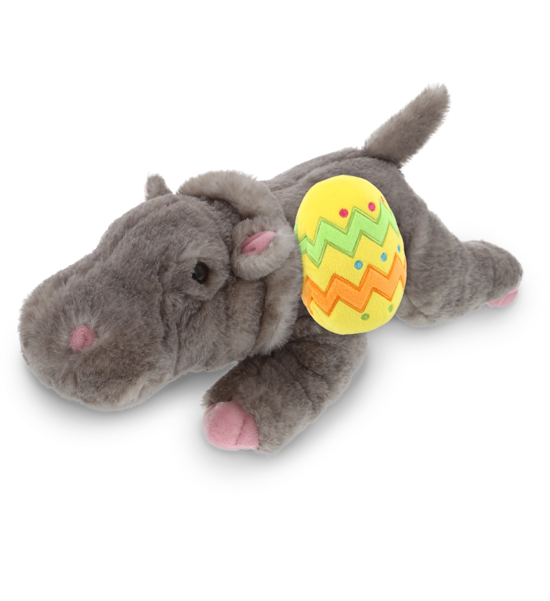 DolliBu Wild Collection Hippo with Yellow Easter Egg Plush - Perfect ...