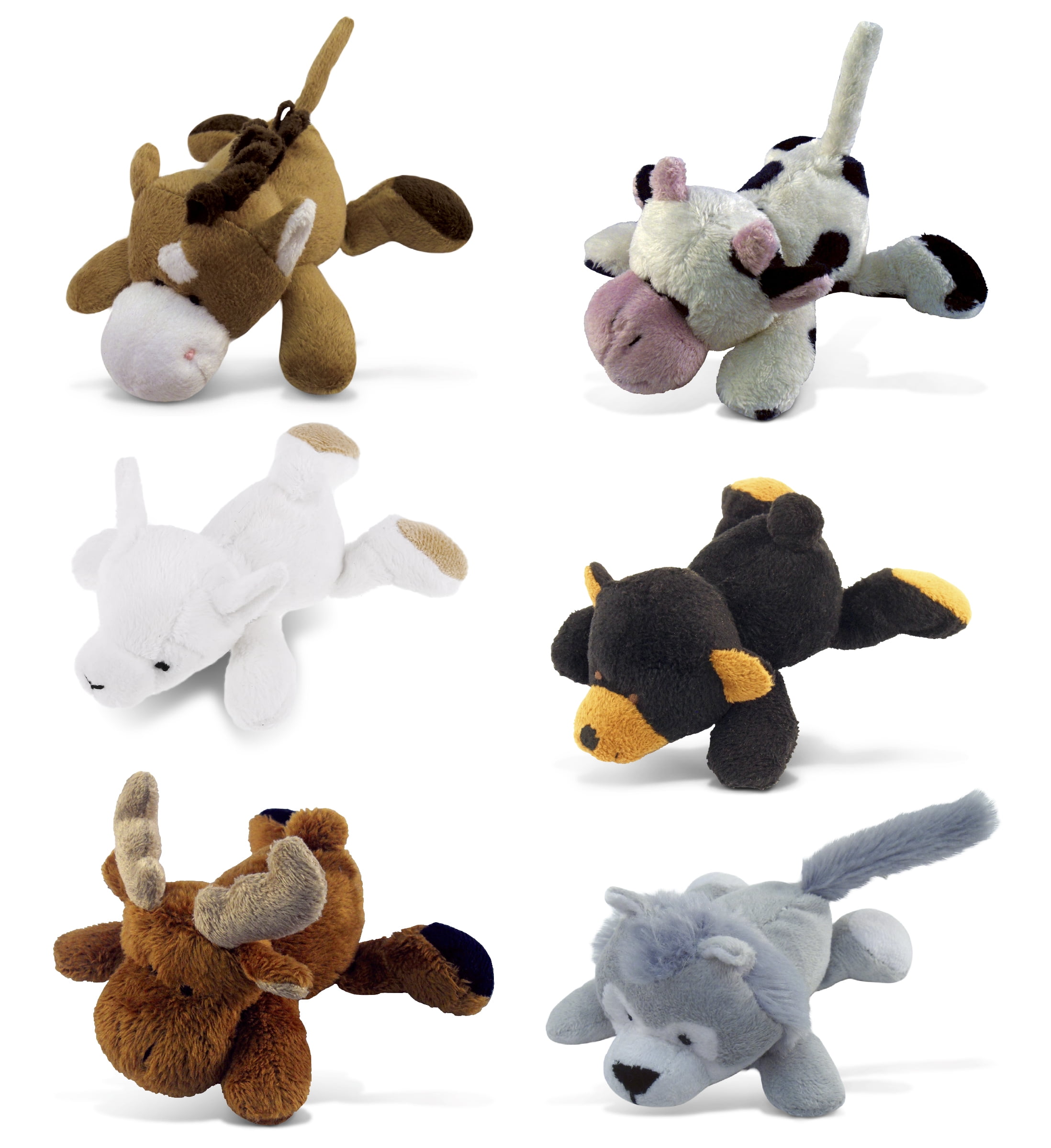 DolliBu Wild Collection Plush Magnets Kit - Fluffy Wild Animals ...