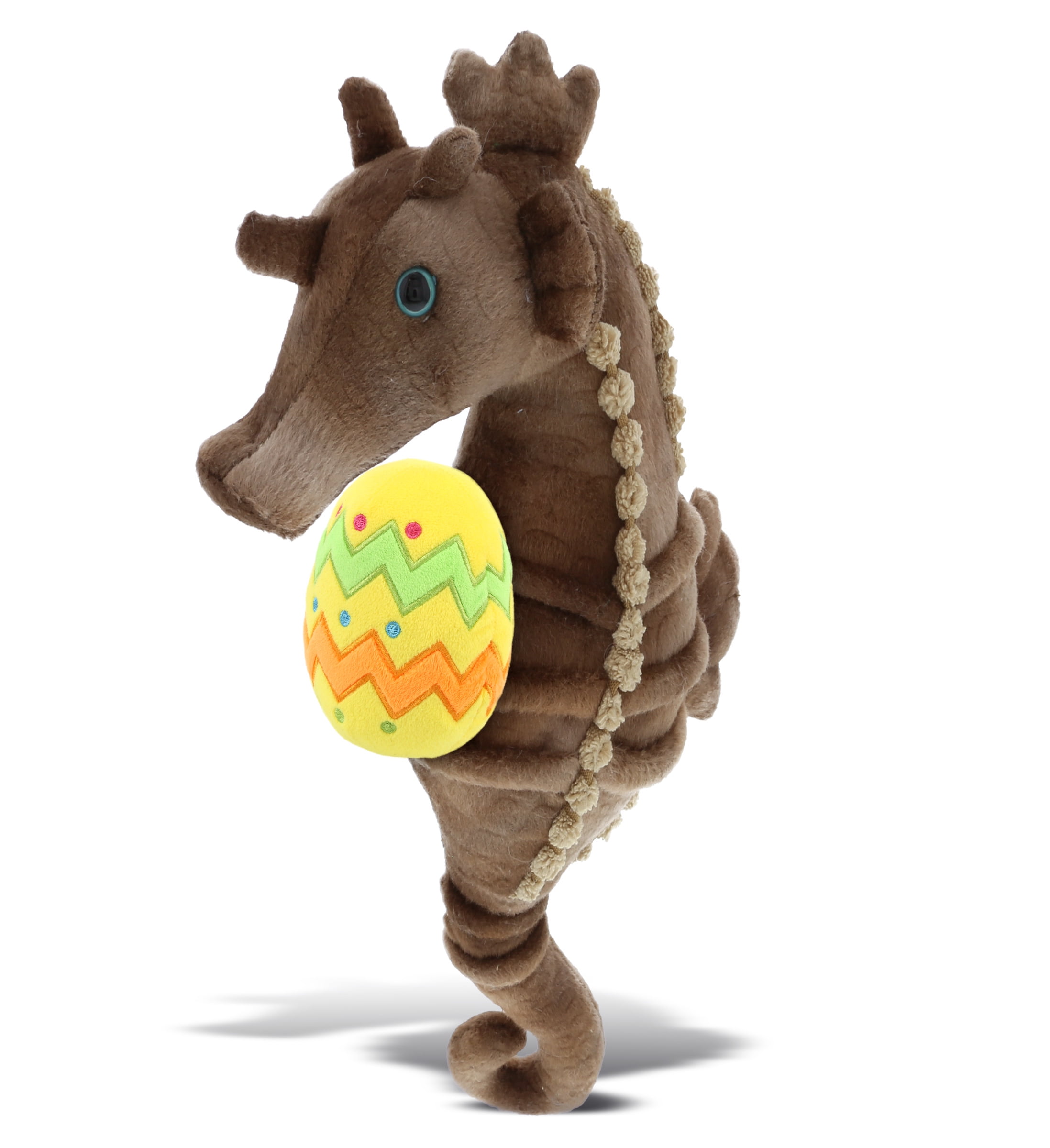DolliBu Wild Collection Seahorse with Yellow Easter Egg Plush - Cute ...