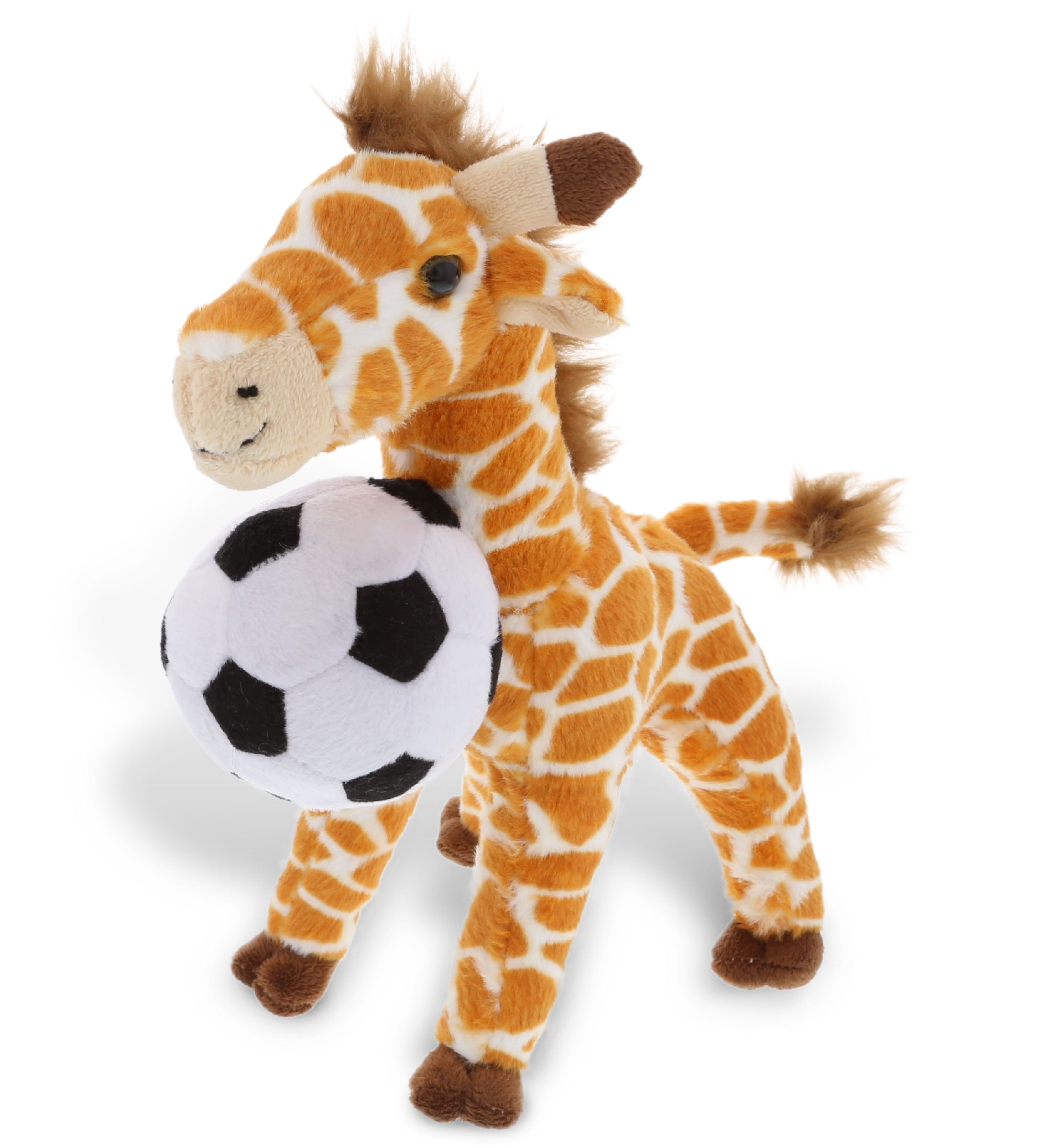 DolliBu Wild Giraffe Stuffed Animal with Soccer Ball Plush - Soft ...