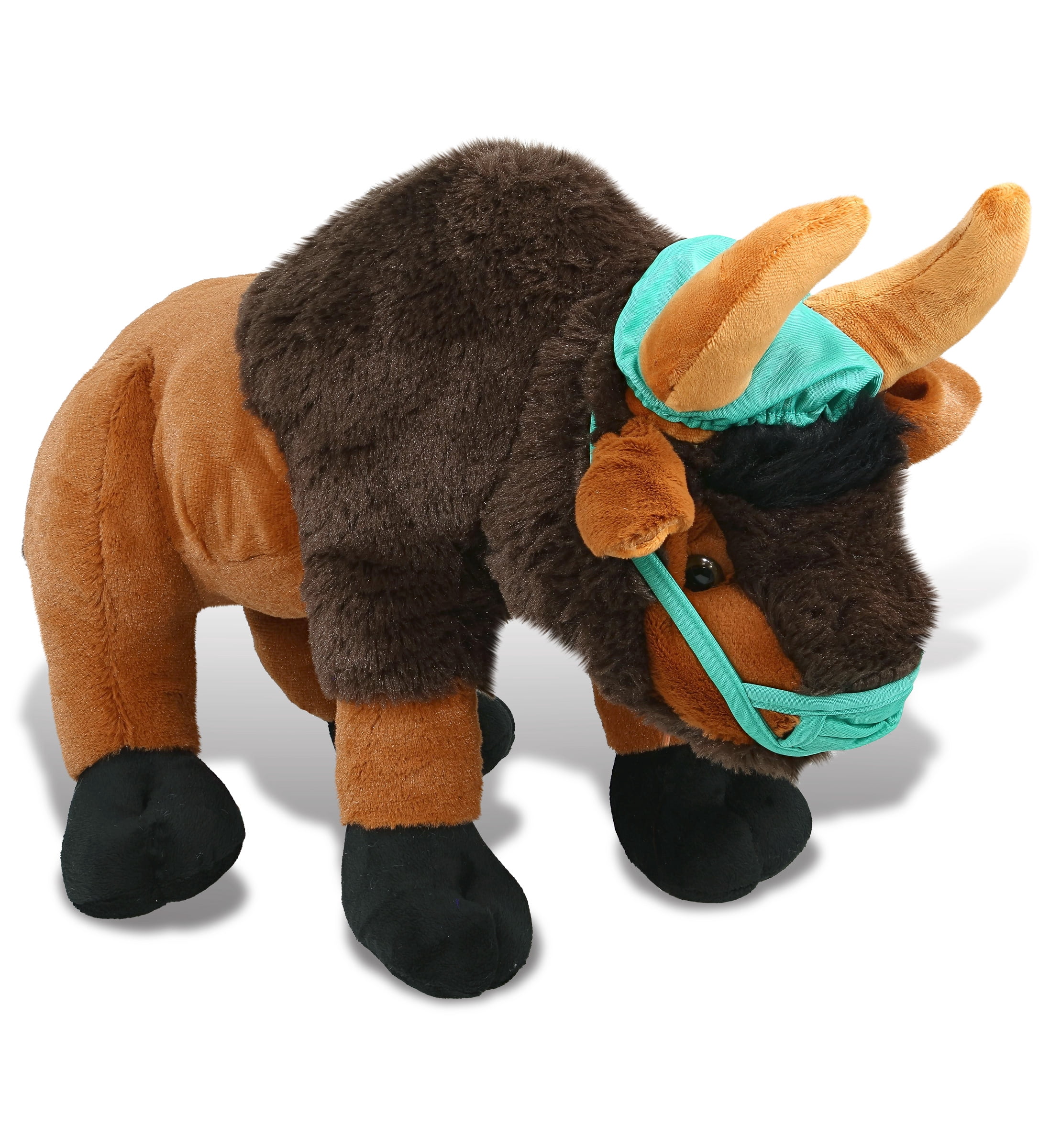 DolliBu Wild Large Buffalo XL Doctor Plush Toy - Super Soft Buffalo ...