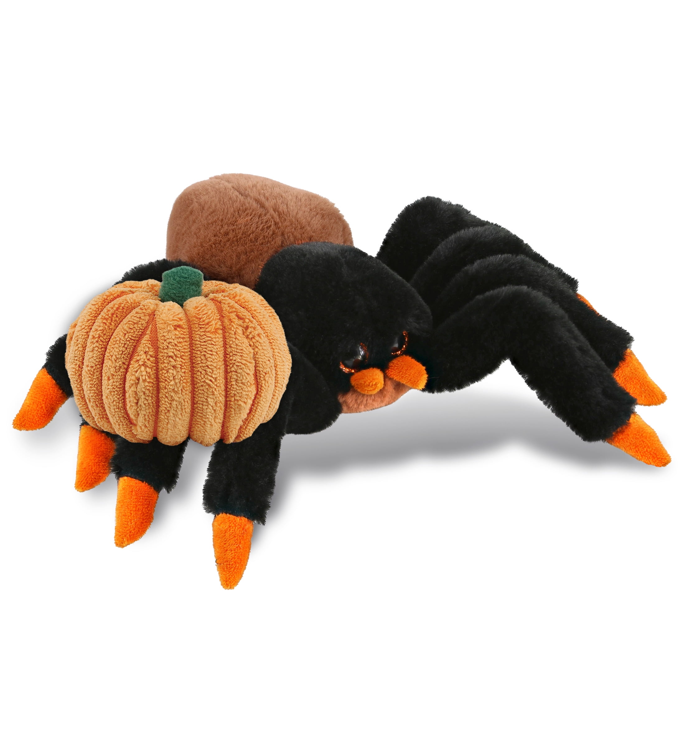 DolliBu Wild Tarantula Spider Plush Stuffed Animal with Pumpkin Plush ...