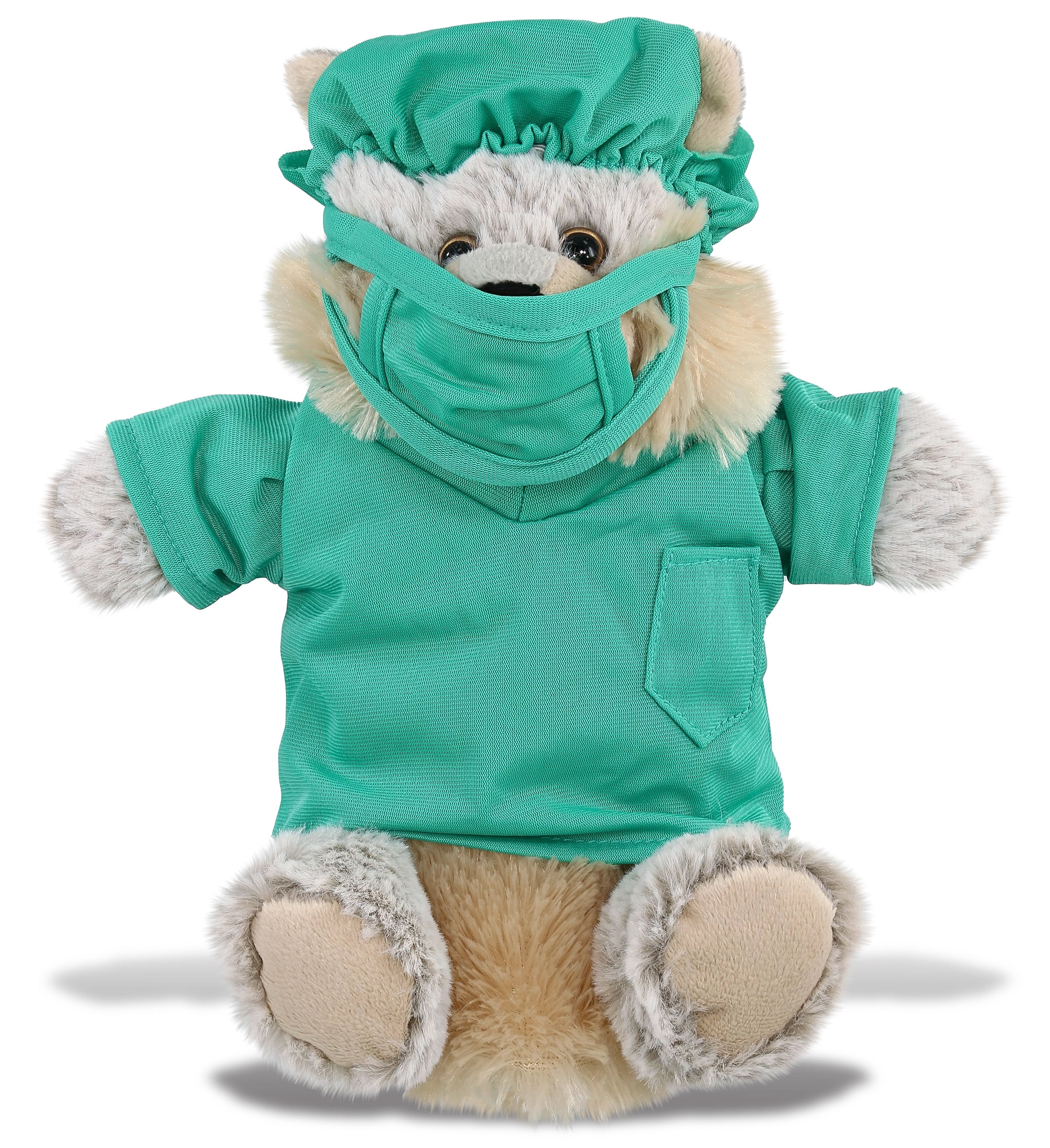 DolliBu Wolf Doctor Plush Hand Puppet Toy - Super Soft Wolf Doctor ...