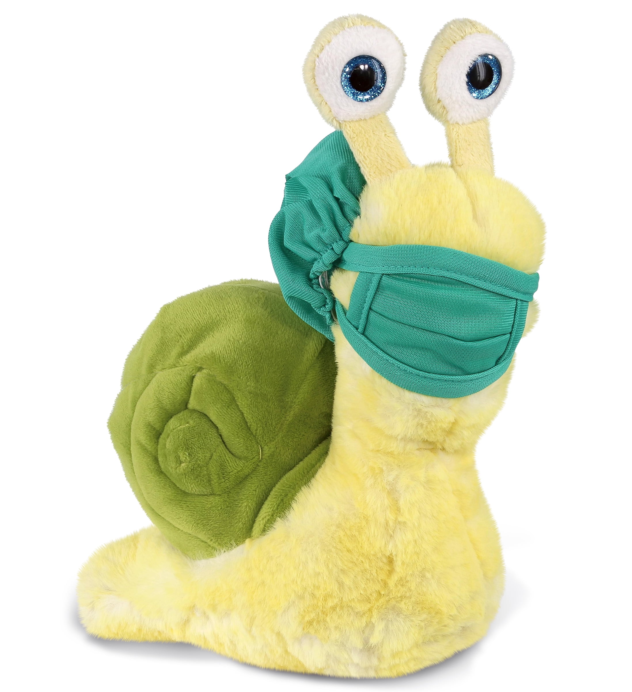 DolliBu Yellow Snail Doctor Plush Toy - Super Soft Snail Doctor Stuffed ...