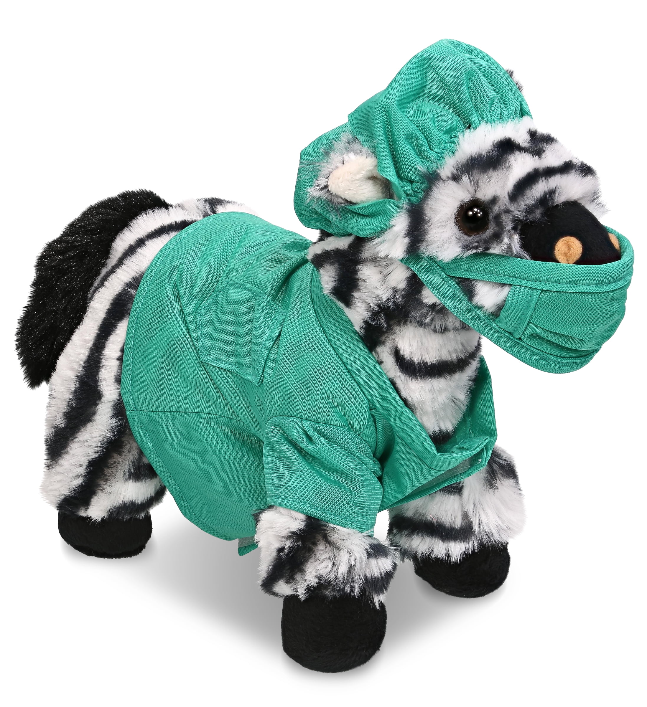 DolliBu Zebra Doctor Plush Toy - Super Soft Unicorn Doctor Stuffed ...