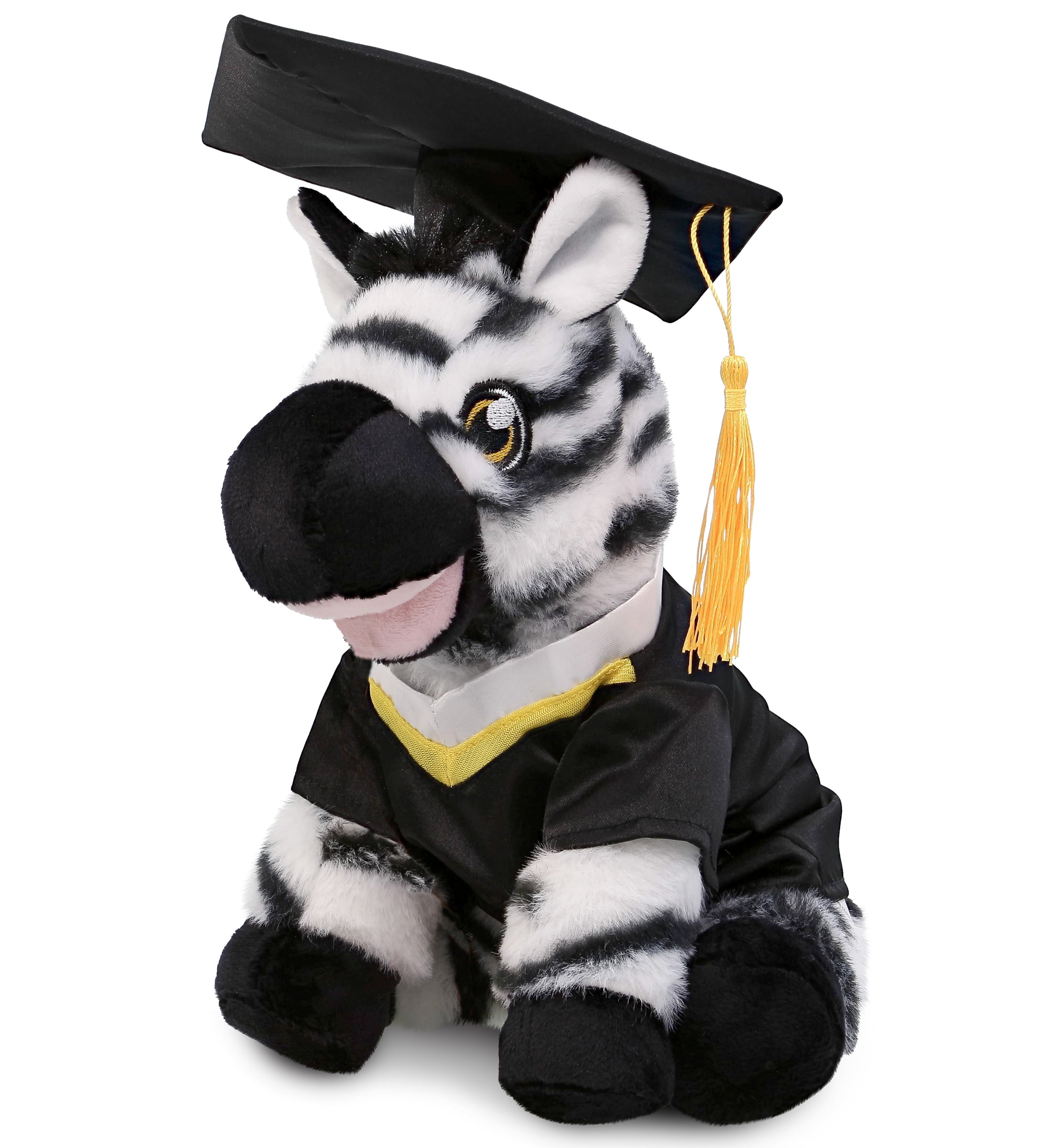 DolliBu Zebra Graduation Plush Toy - Super Soft Zebra Plush Graduation ...