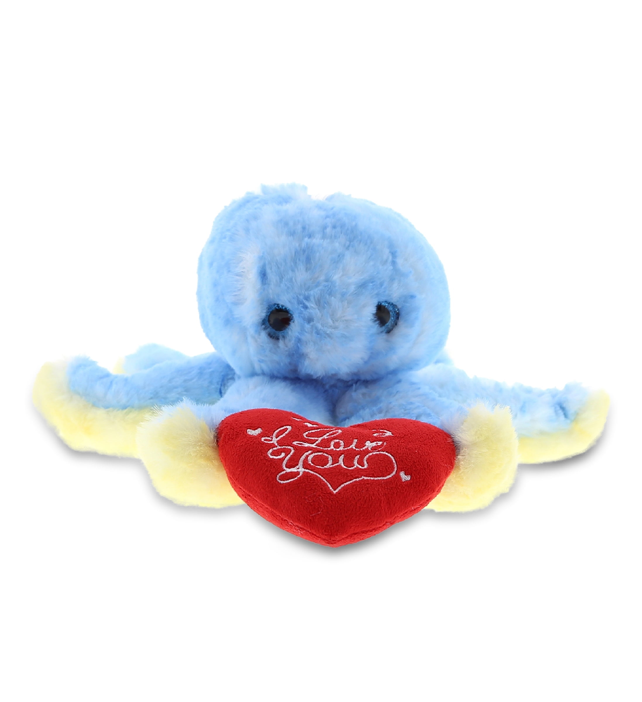 Customer reviews for Dollibu Blue Octopus With I Love You Heart Message ...