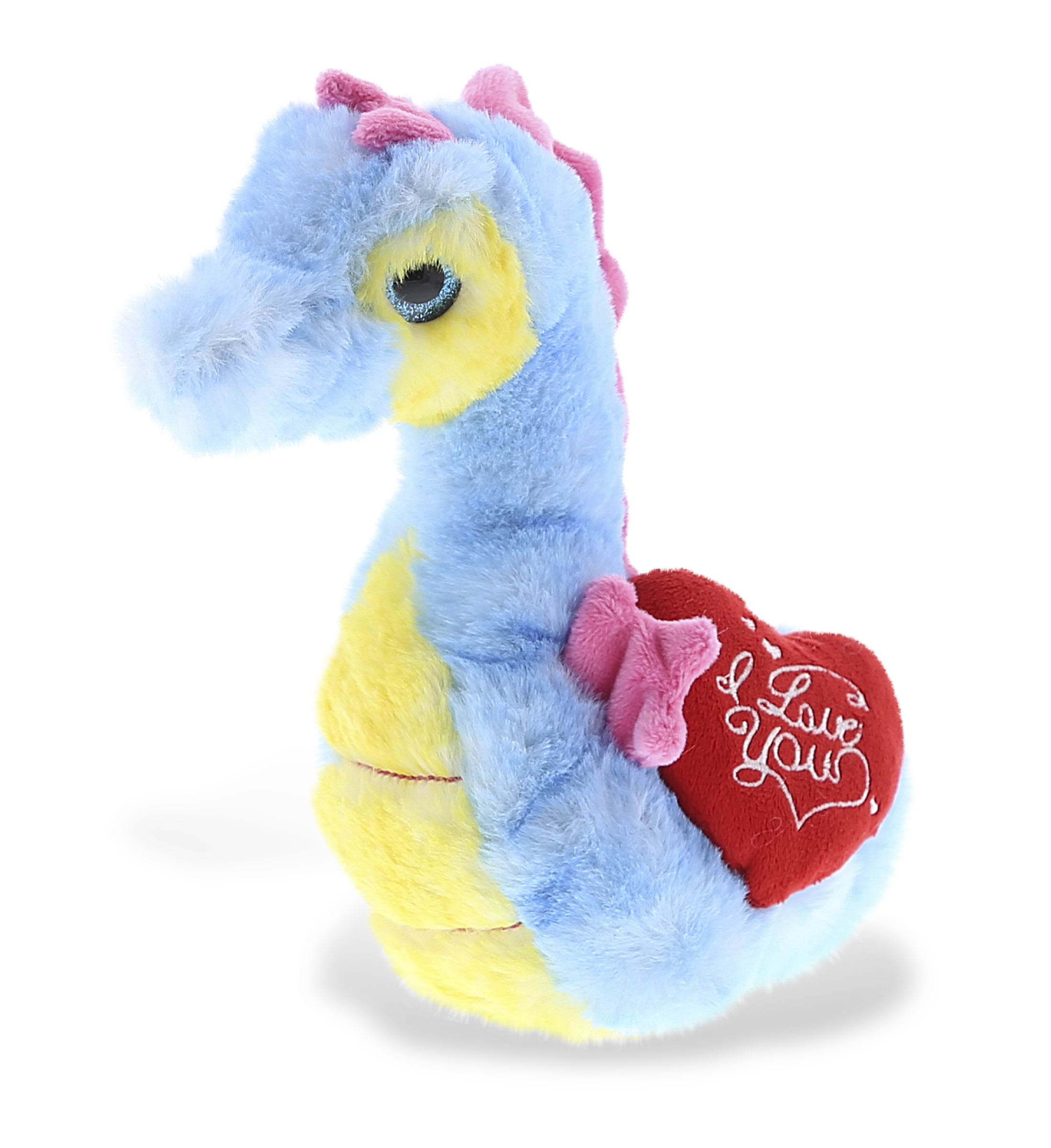 Dollibu Blue Seahorse I Love You Valentines Stuffed Animal - Heart ...
