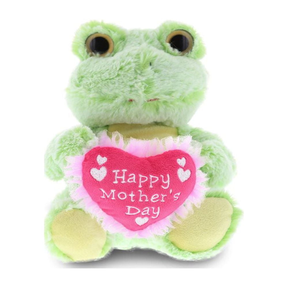 Dollibu Happy Mother's Day Bear Gift, I Love You Mom Rose Color Heart ...