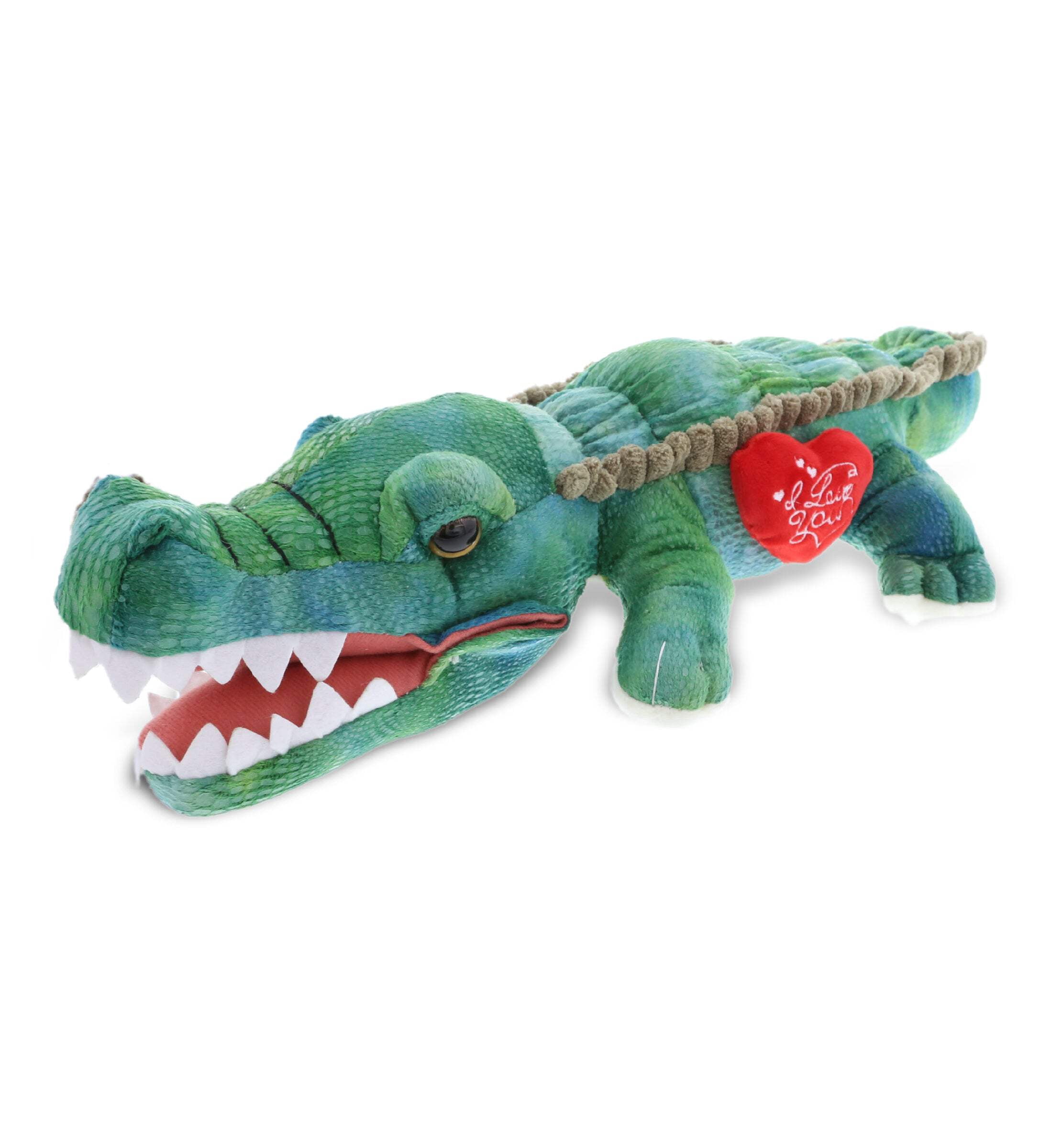 Dollibu I Love You Heart Wild Collection Plush Alligator Stuffed Animal ...