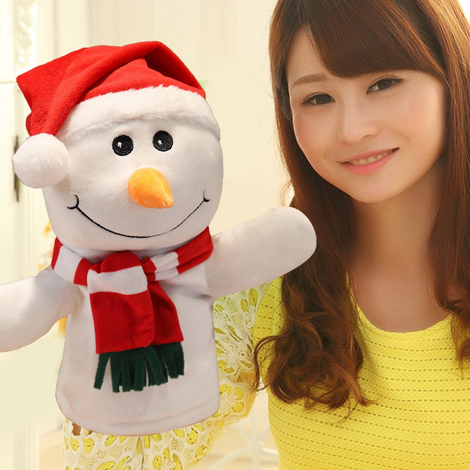 Dolls & Accessories - Snowman Finger Puppet for Interactive Play and ...