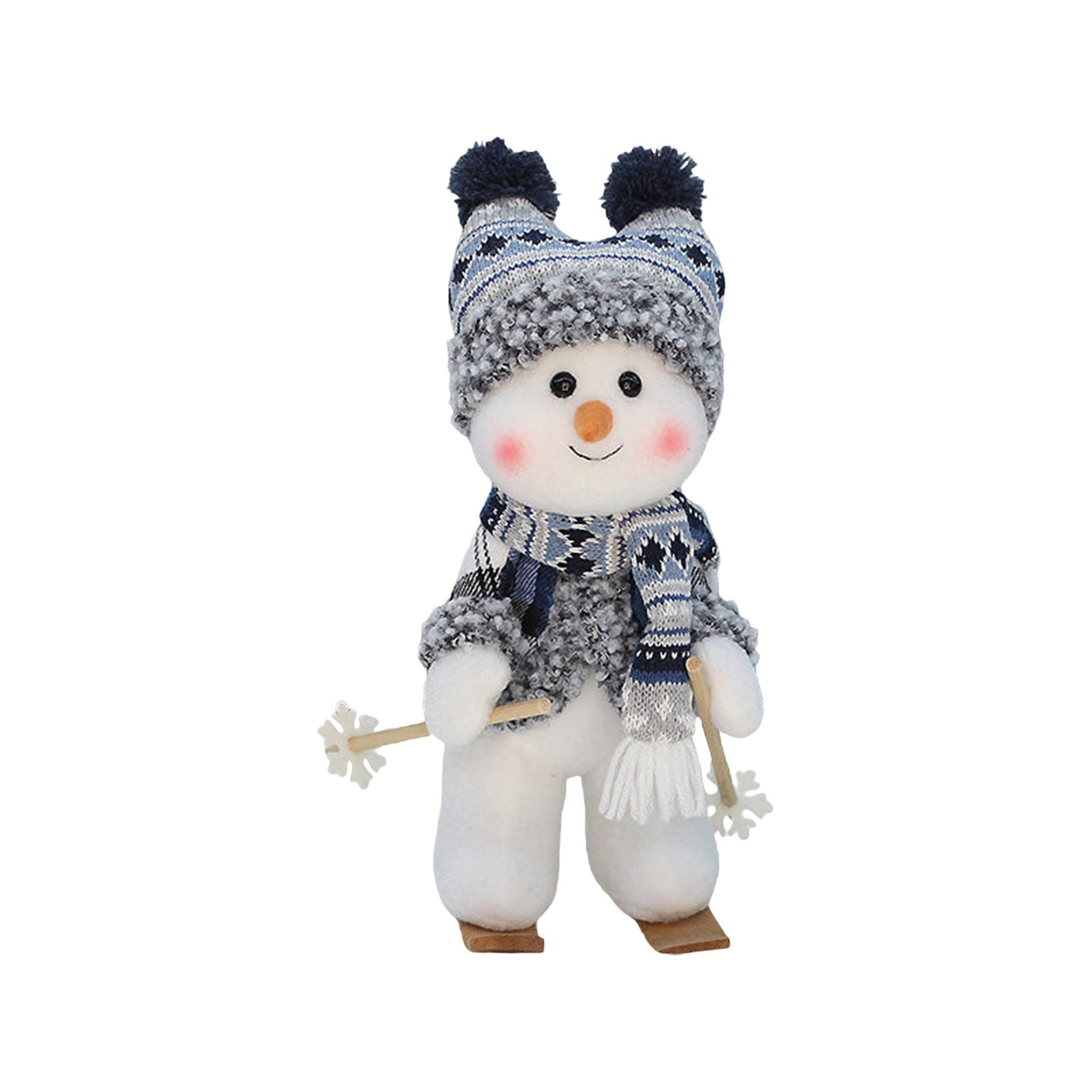Dolls Christmas Blue Cloth Snowman Doll Fluff Toy D Winter Sale! Funny ...
