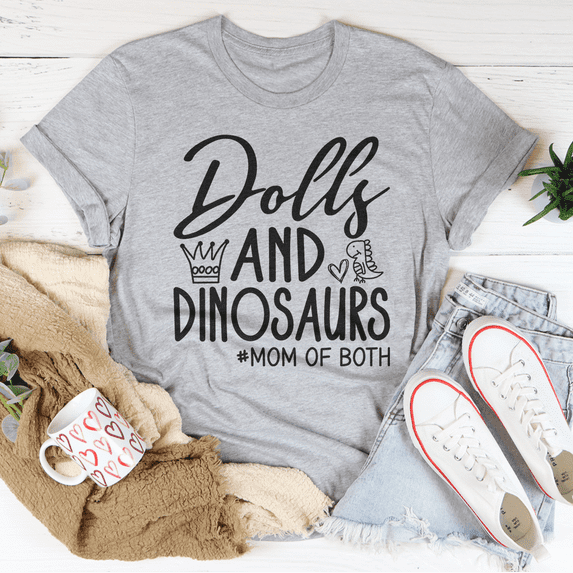 Dolls Dinosaurs Tee Peachy Sunday T-Shirt - Walmart.com