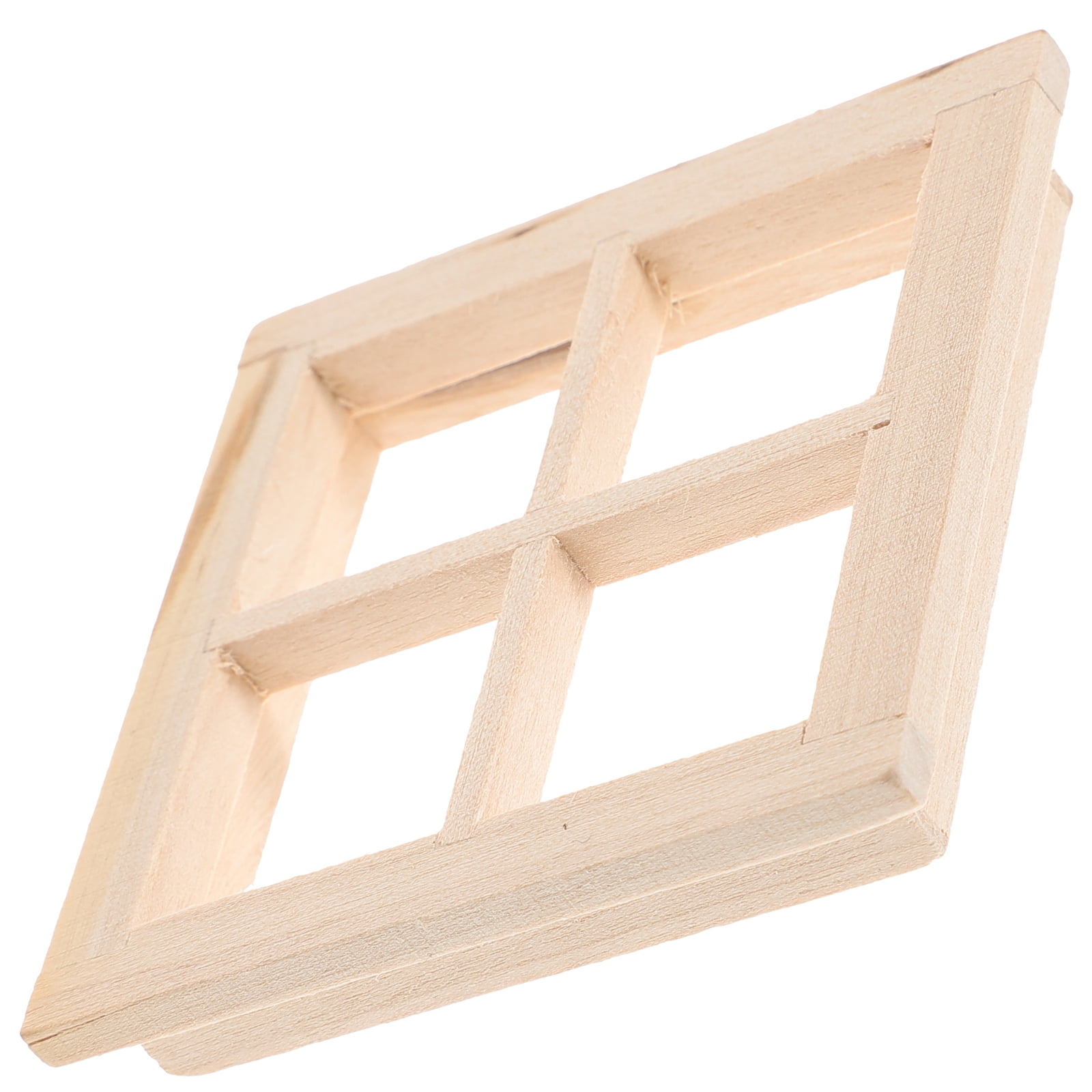 Dolls Mini Dollhouse Doors and Windows Doll House Window Child 7x7x1cm ...