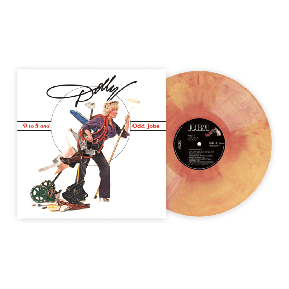 Dolly Parton - 9 To 5 And Odd Jobs Exclusive Limited Orange Marble Color Vinyl LP - Walmart.com