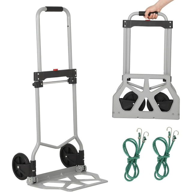 Dolly Cart,Folding Hand Truck with Swivel Handle, Heavy Duty Utility ...
