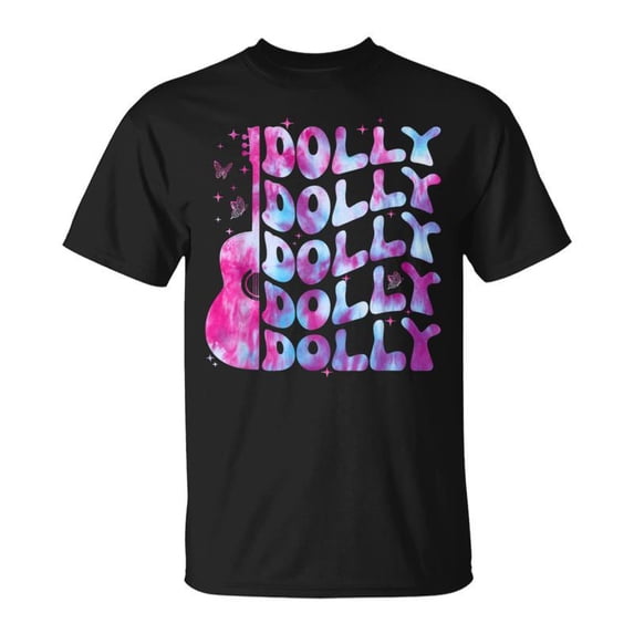 Dolly First Name Girl Style 70S Personalized Retro TShirt - Walmart.com