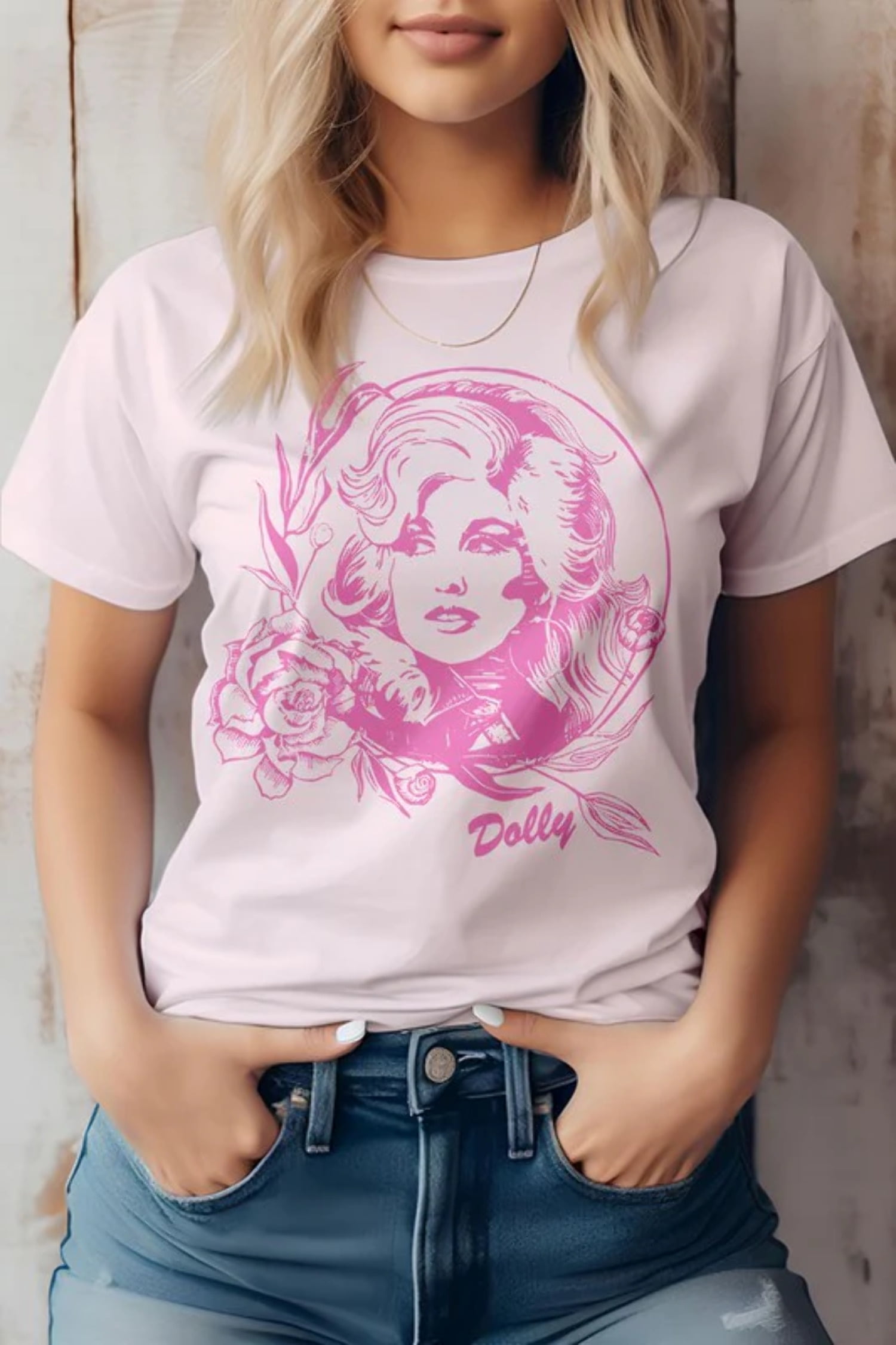 Dolly Graphic Tee - Walmart.com