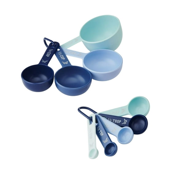 Dolly Parton 9-Piece Measuring Cups and Measuring Spoons Set, Blue ...