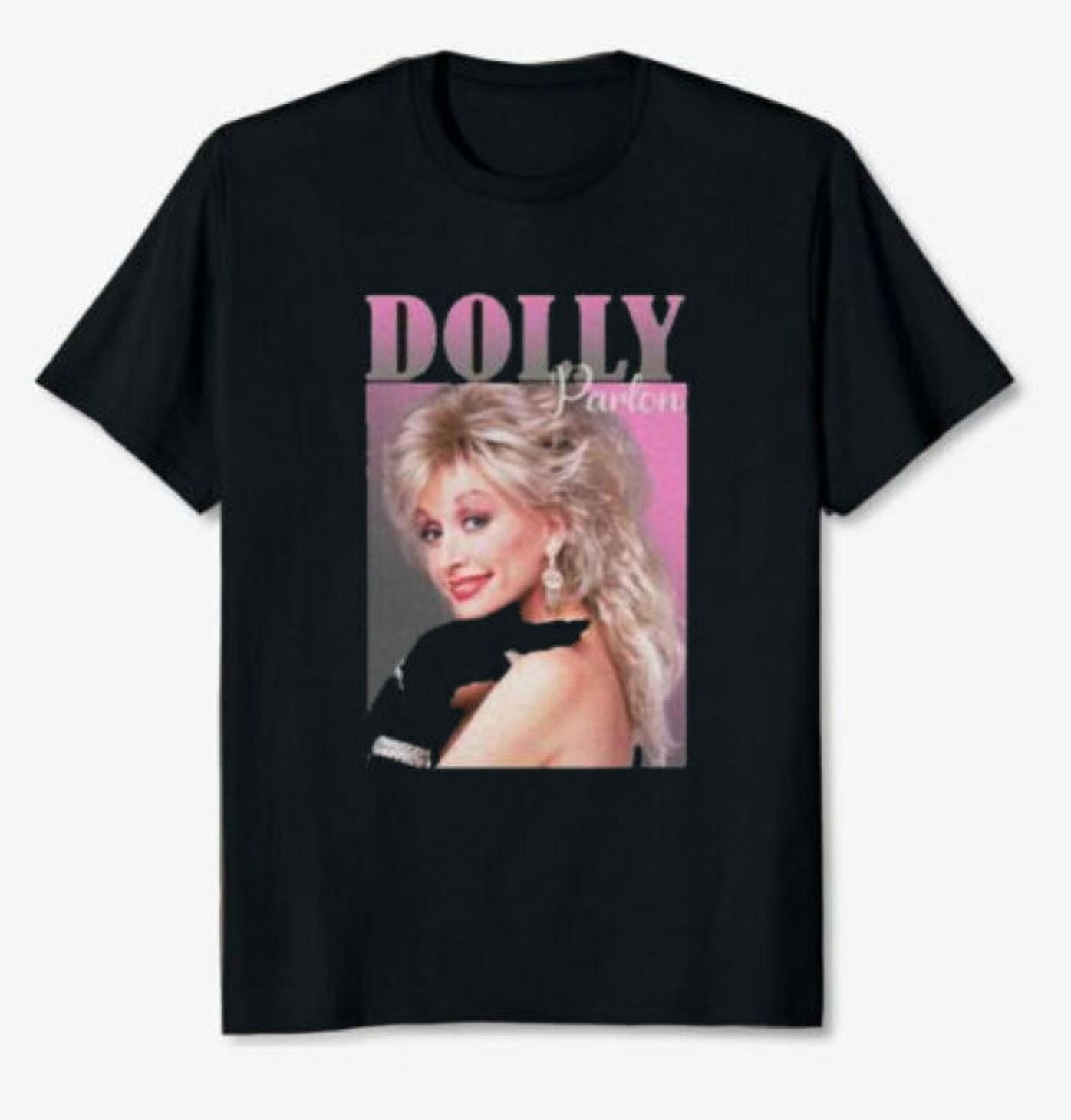 Dolly Parton Country Music Vintage Black T shirt - Walmart.com