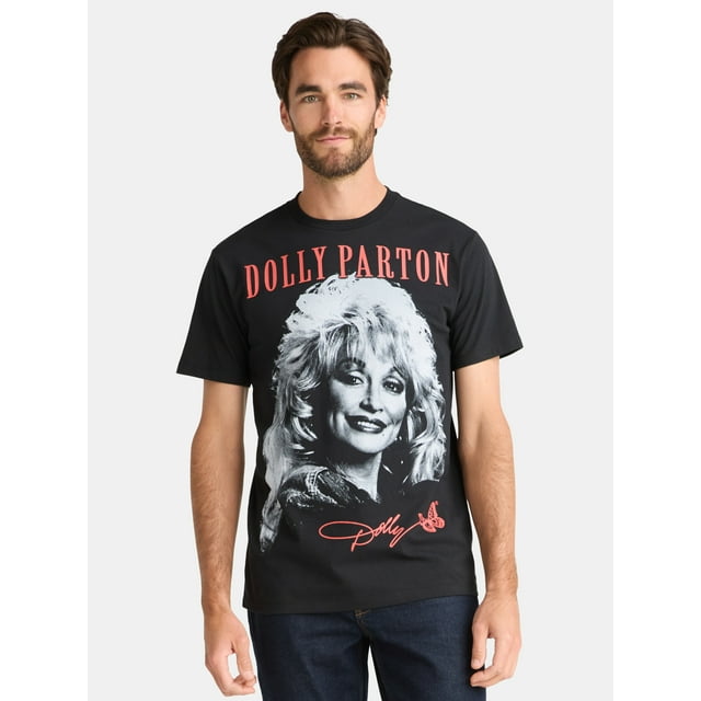 Dolly Parton Men's & Big Men's Graphic Tee, Size S-3XL - Walmart.com